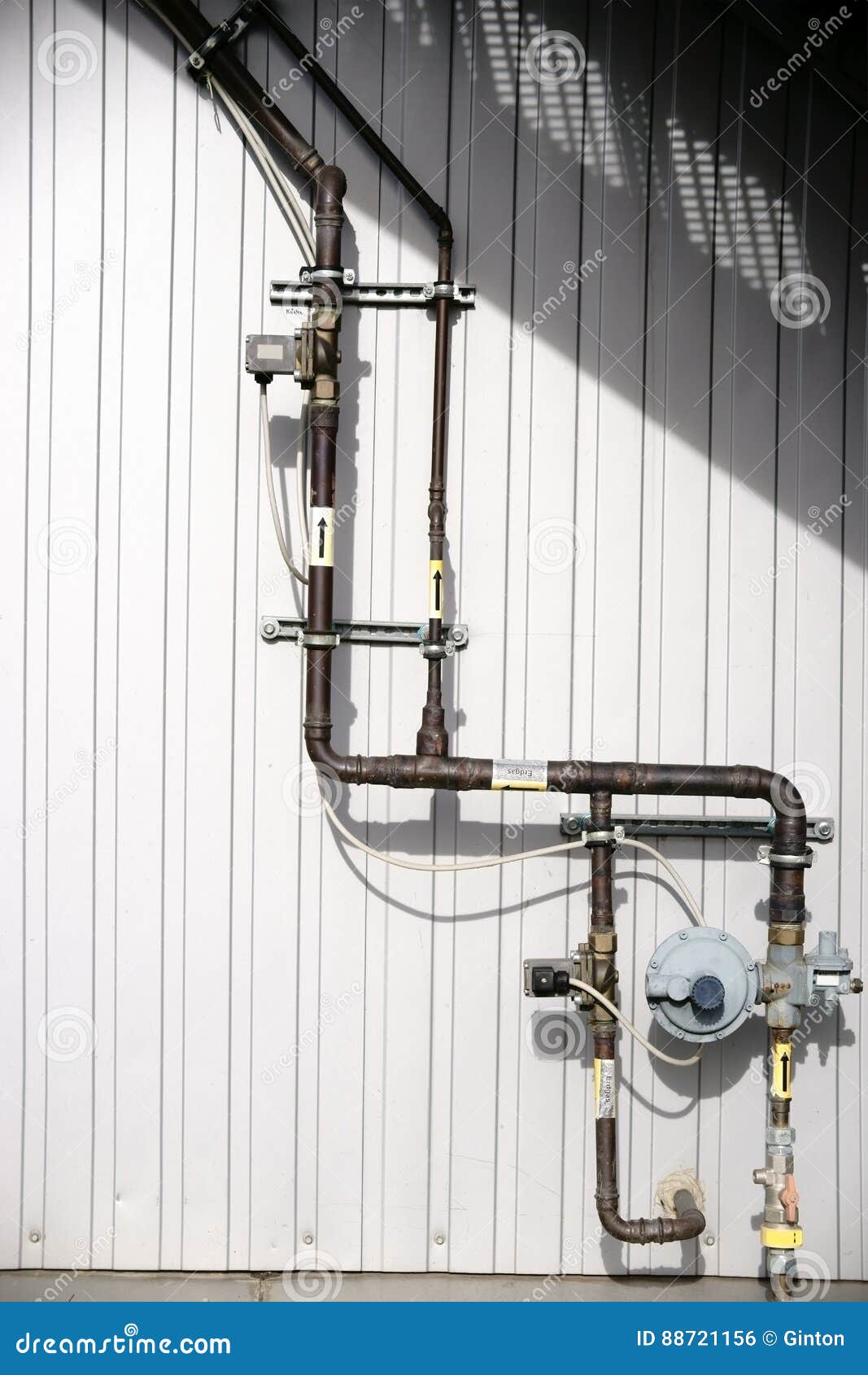 Gas lines stock photo. Image of pipes, sign, fuel, flow - 88721156
