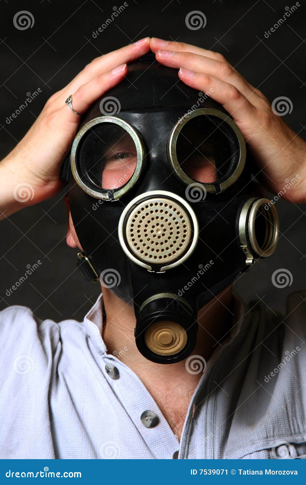 Gas mask stock image. Image of pollution, poison, portrait - 7539071