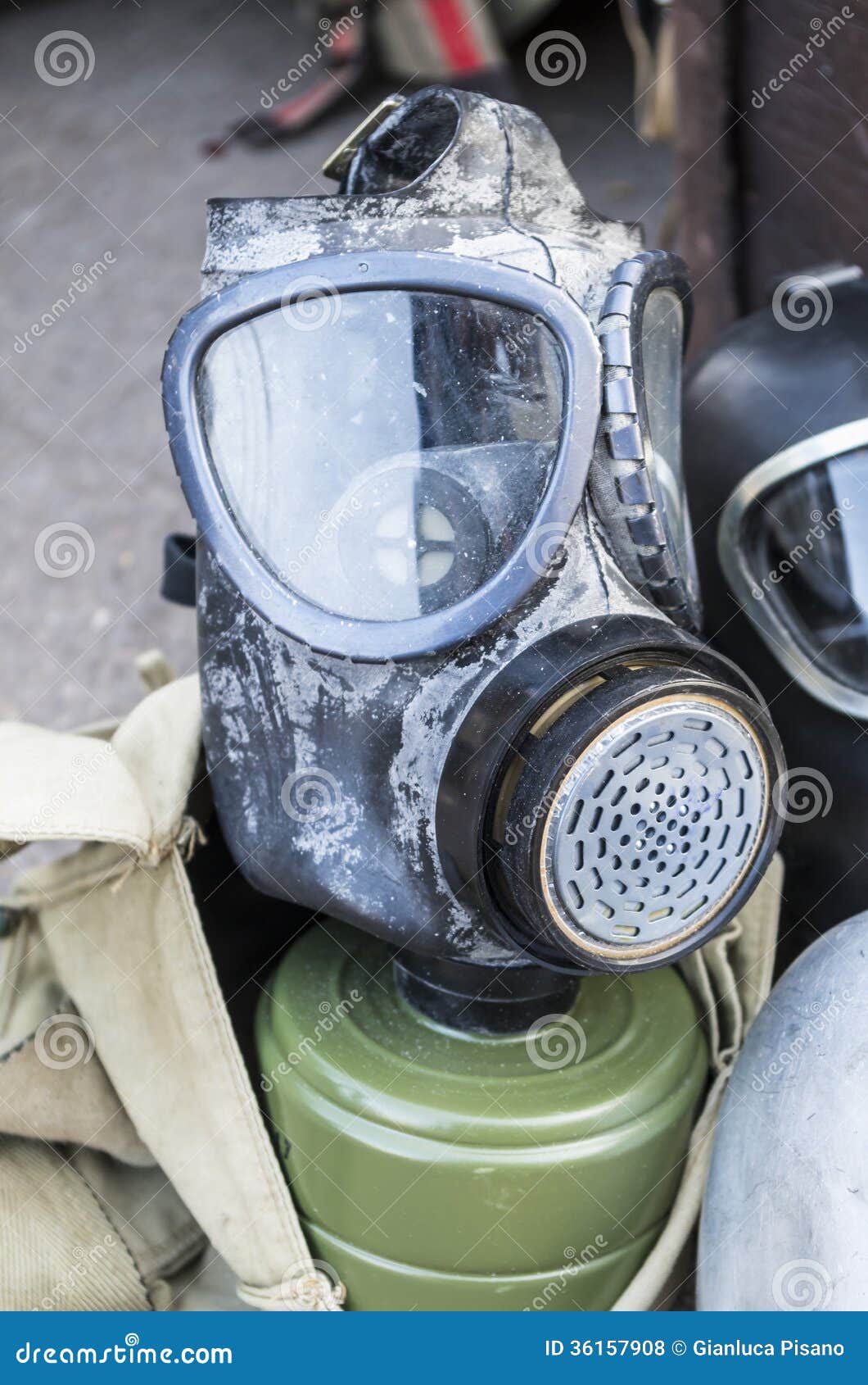 Gas mask stock photo. Image of remnants, pollution, antiquity - 36157908