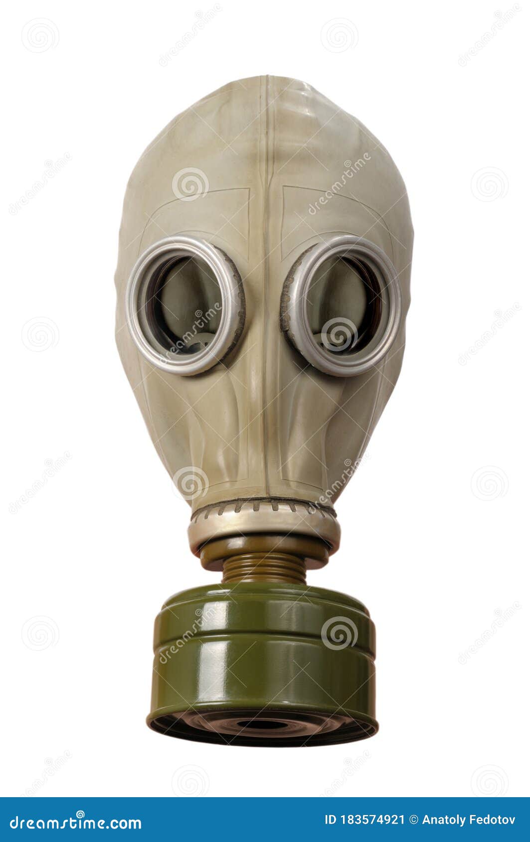 Gas Mask Isolated on a White Background Stock Image - Image of gasmask ...