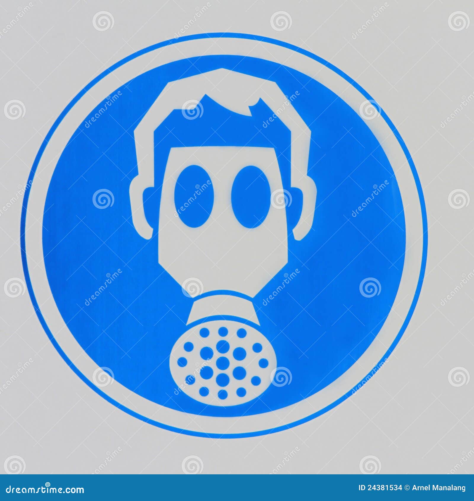 Gas Mask Requirement stock photo. Image of warning, industrial - 24381534