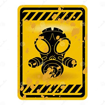 Gas mask sign stock vector. Illustration of isolation - 14758047