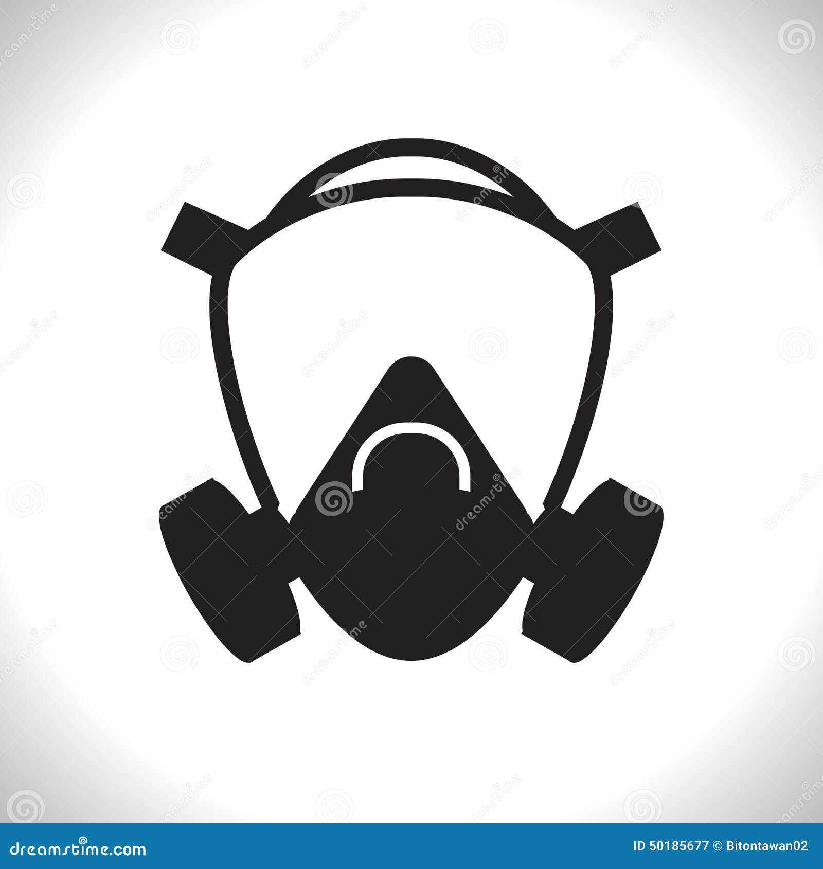 Gas mask stock vector. Illustration of concept, ebola - 50185677
