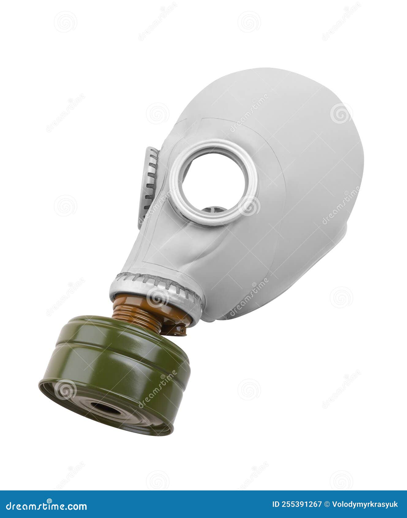 Gas Mask on White Background Stock Image - Image of hazard, safety ...