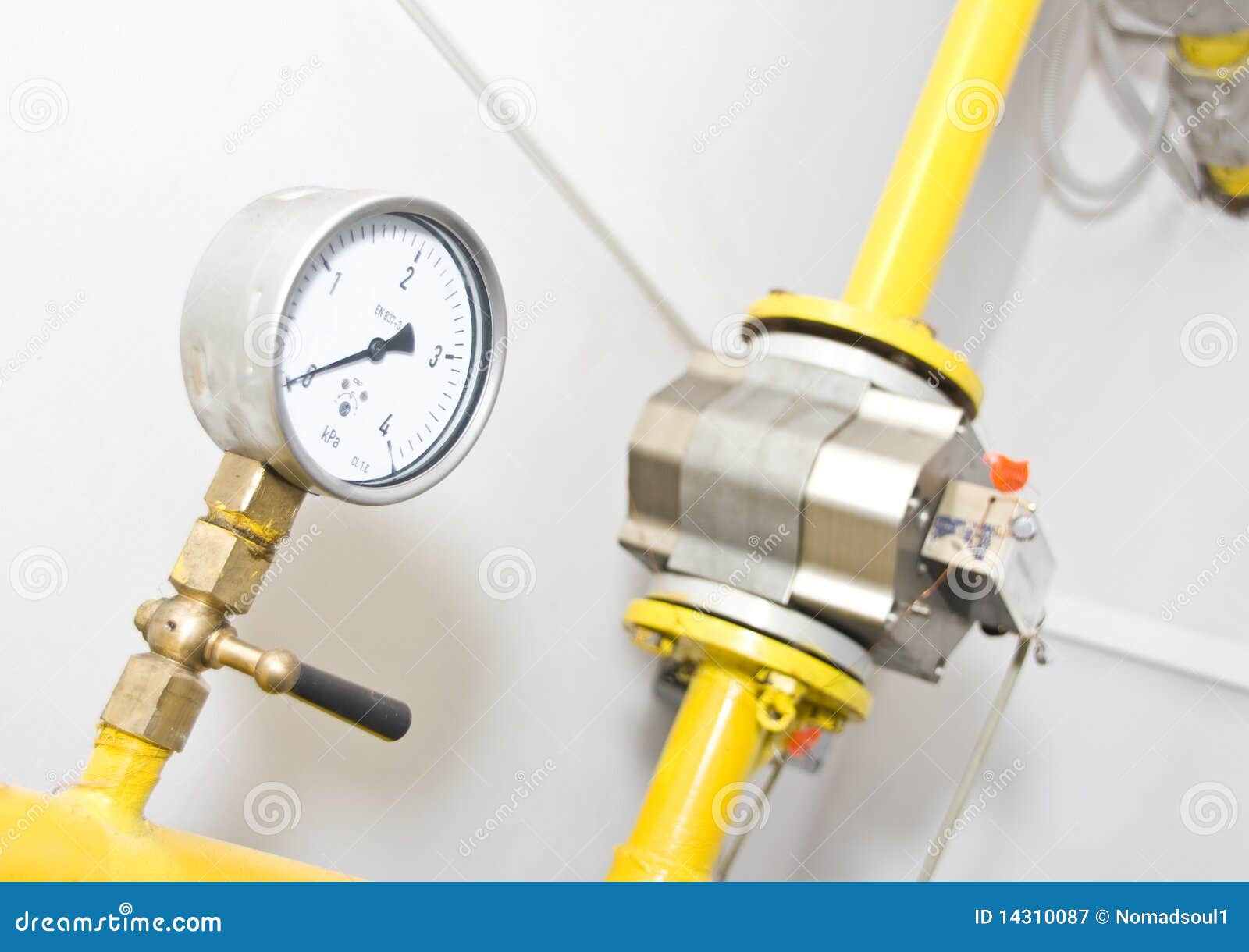 Gas meter stock image. Image of number, instrument, pipe - 14310087