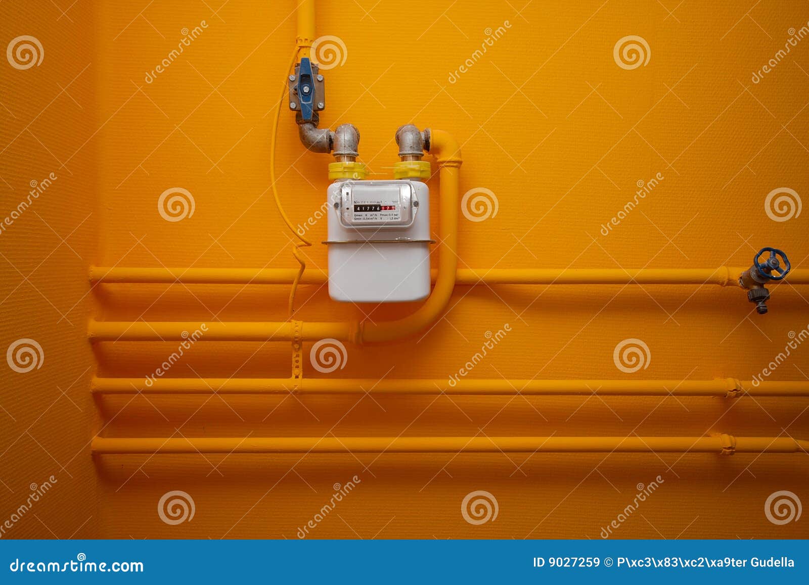 Gas-meter stock image. Image of consume, save, economic - 9027259