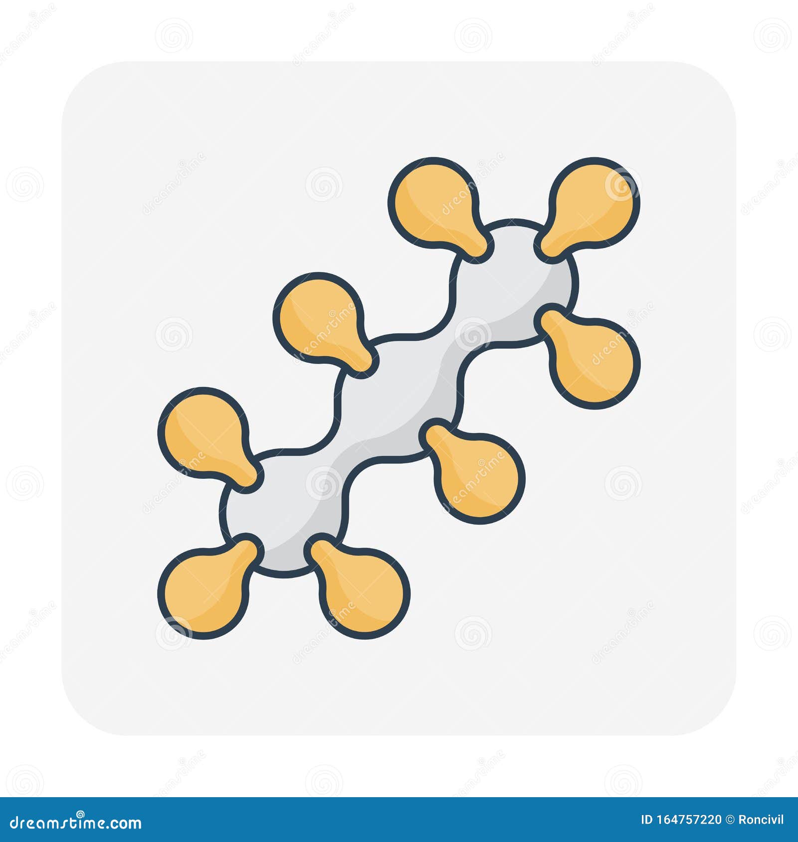 Butane Molecules Background Cartoon Vector | CartoonDealer.com #83883657