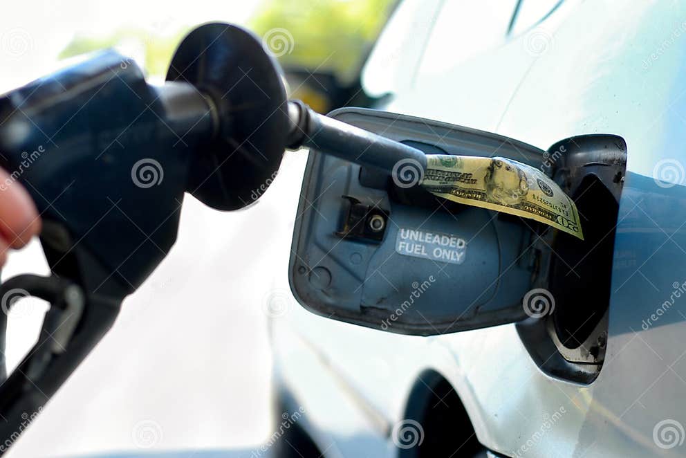 Gas money stock image. Image of petrol, dollar, cash - 18575261