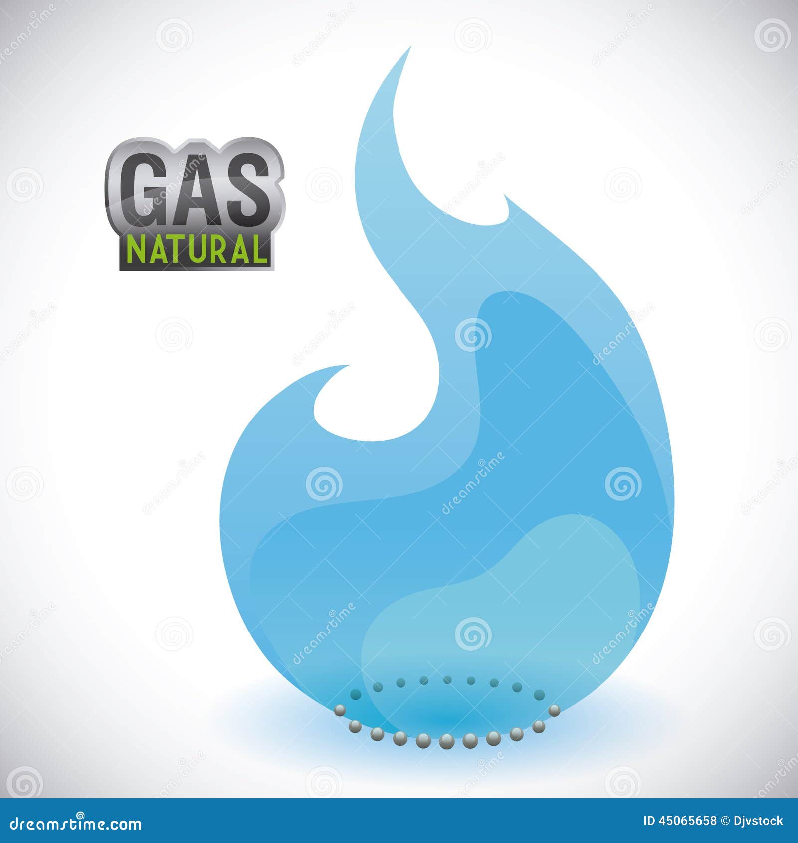 Gas natural design stock vector. Illustration of blue - 45065658