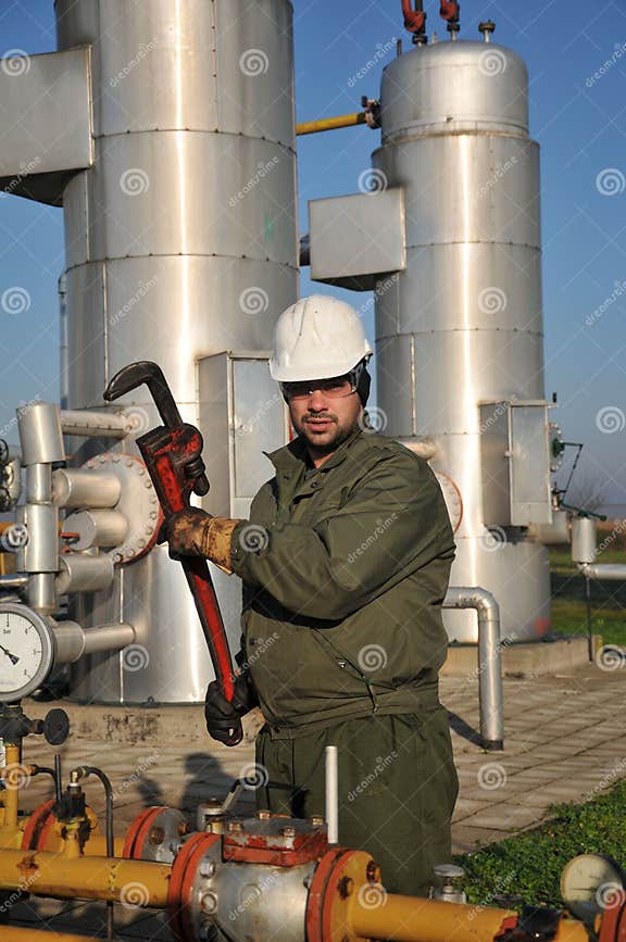 Gas operator stock image. Image of employment, carbon - 18875007