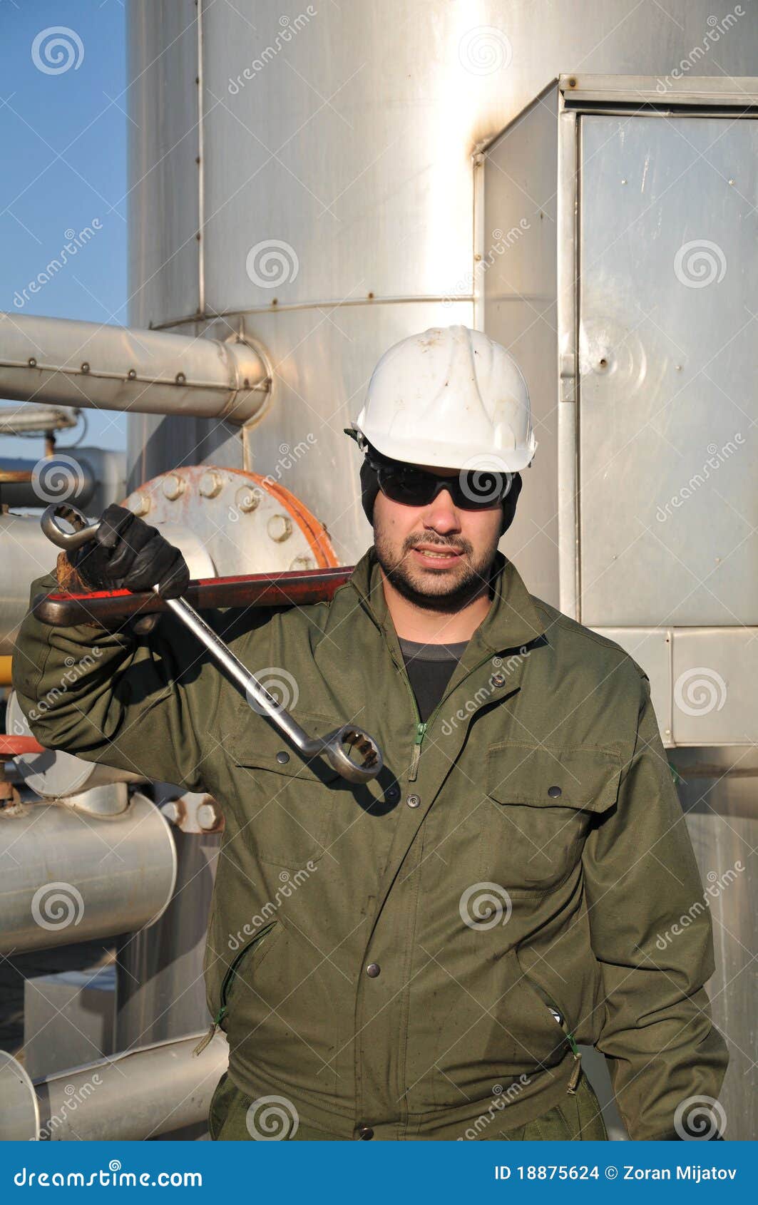 Gas operator stock photo. Image of adult, power, operator - 18875624