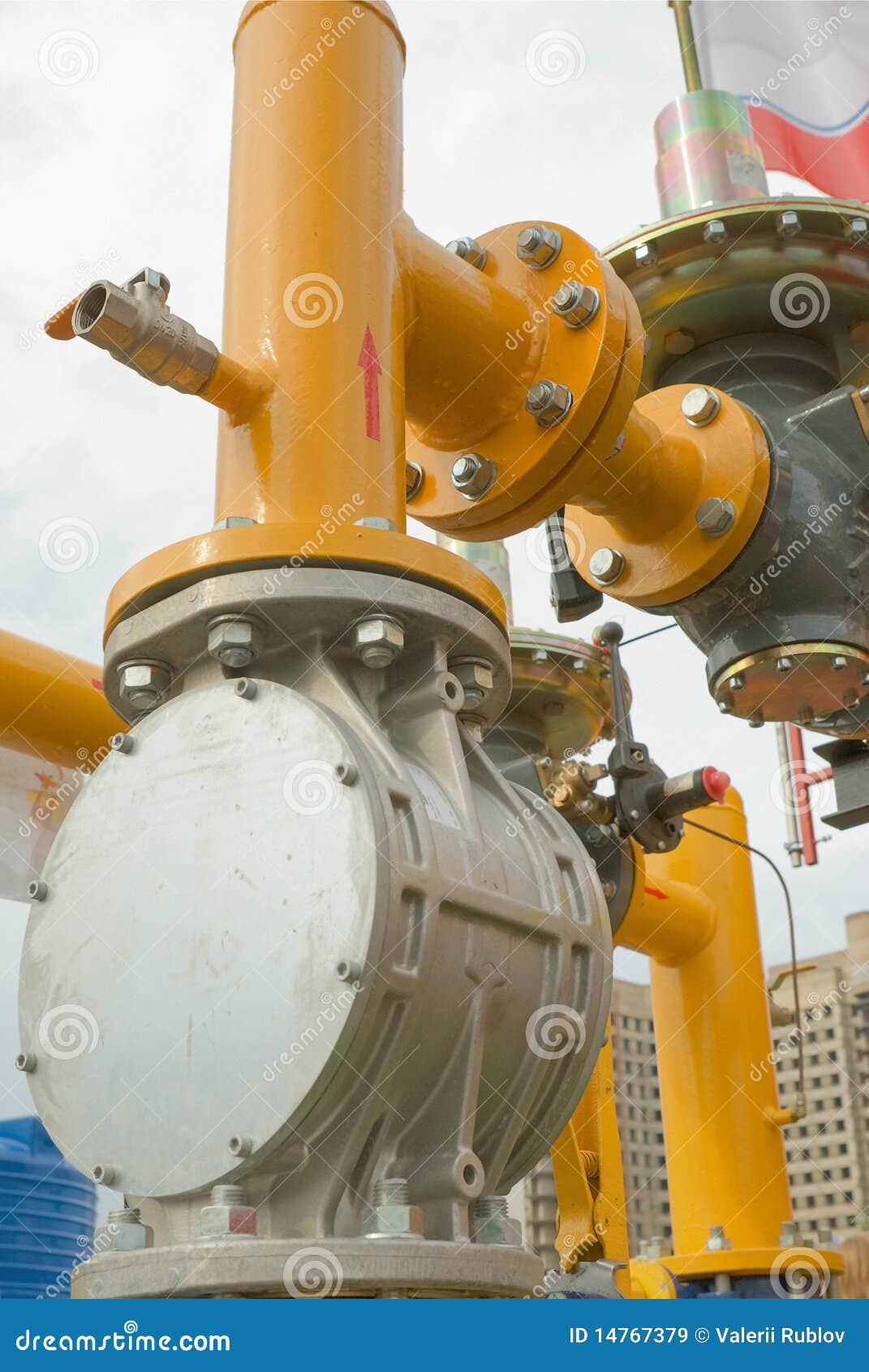 Gas pipe stock image. Image of instrument, pipeline, gear - 14767379