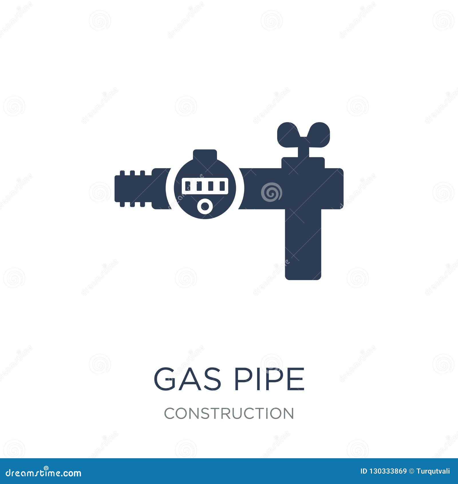 Gas Pipe Icon. Trendy Flat Vector Gas Pipe Icon on White Background ... Gas Pipe Icon. Trendy Flat Vector Gas Pipe Icon on White Background ...