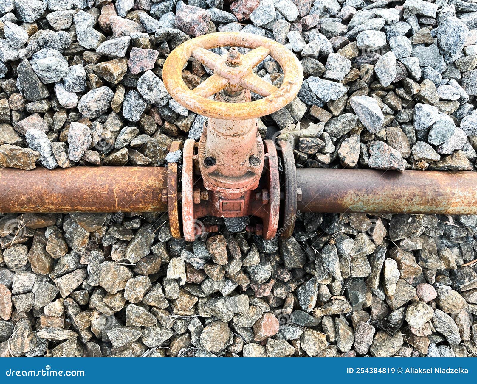 Gas Pipe with a Valve for Regulating the Supply of Energy Resources ...