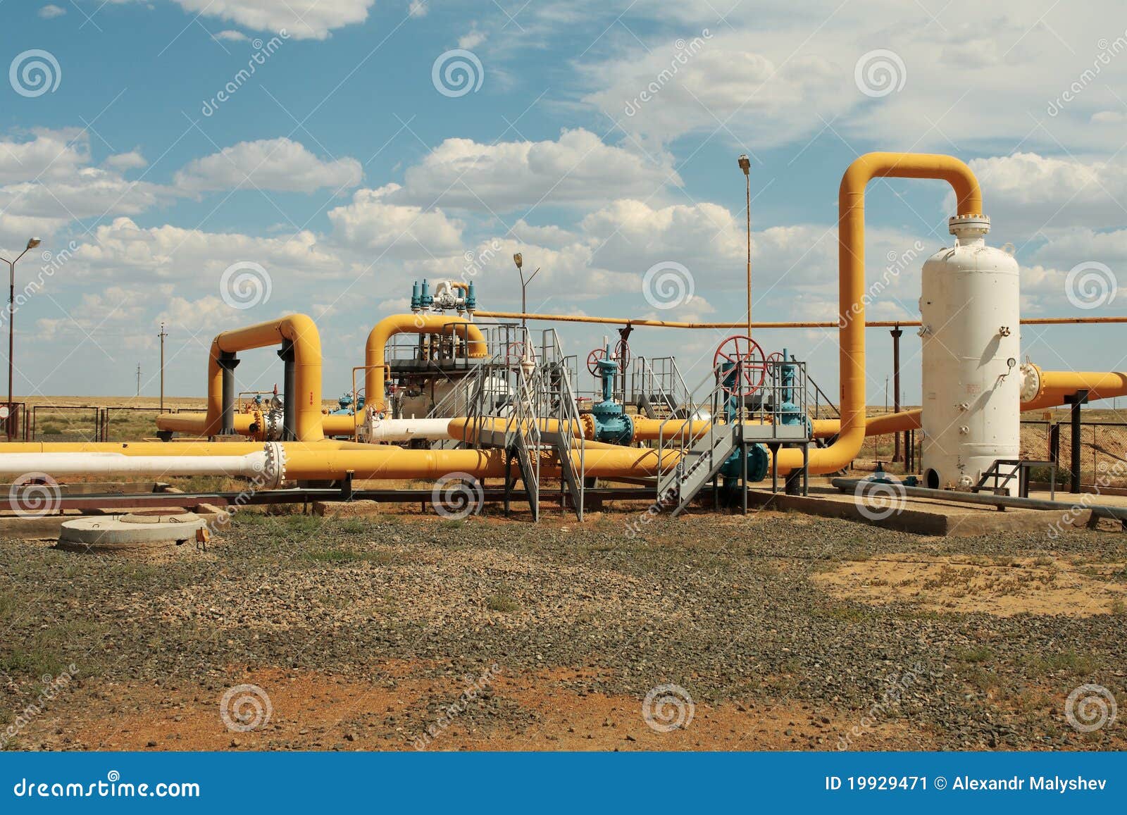 Gas pipeline. stock image. Image of energy, communication - 19929471