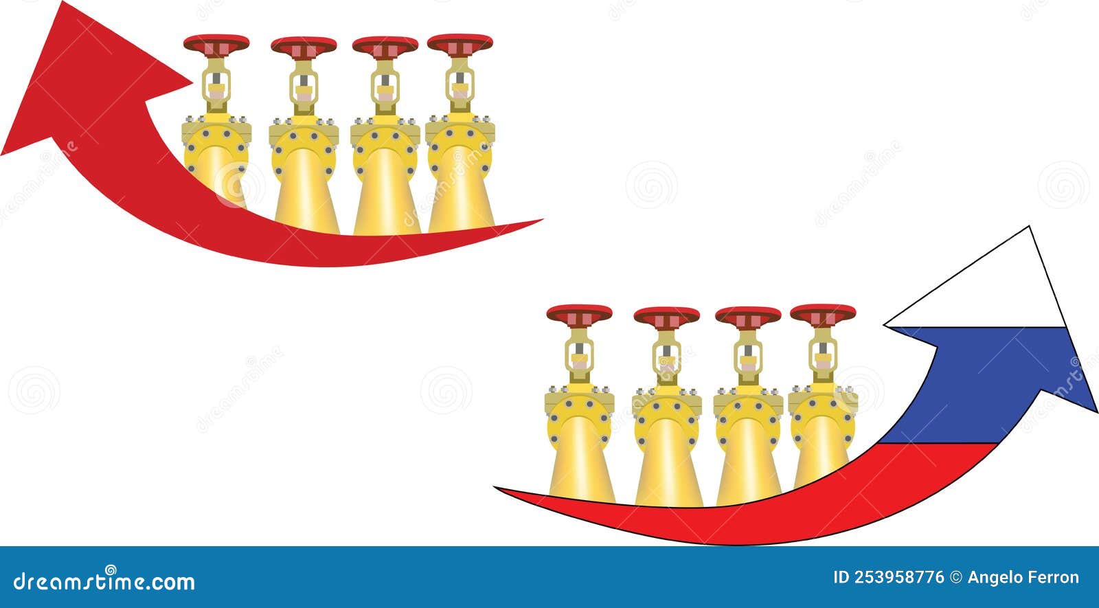 Gas Pipeline Closures on the Rise- Stock Vector - Illustration of ...