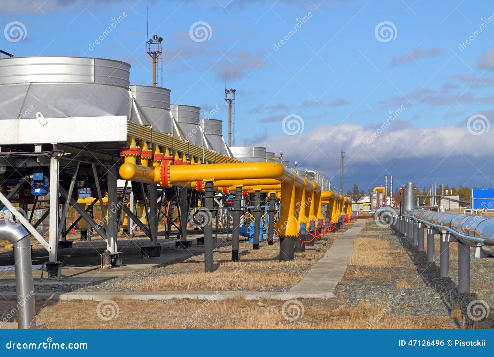 Gas pipeline stock photo. Image of pipeline, natural - 47126496