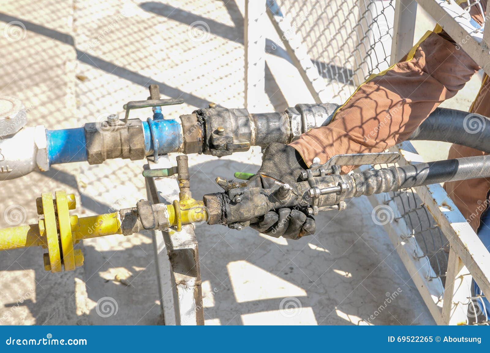 Gas Pipeline stock image. Image of storage, pipe, industry - 69522265