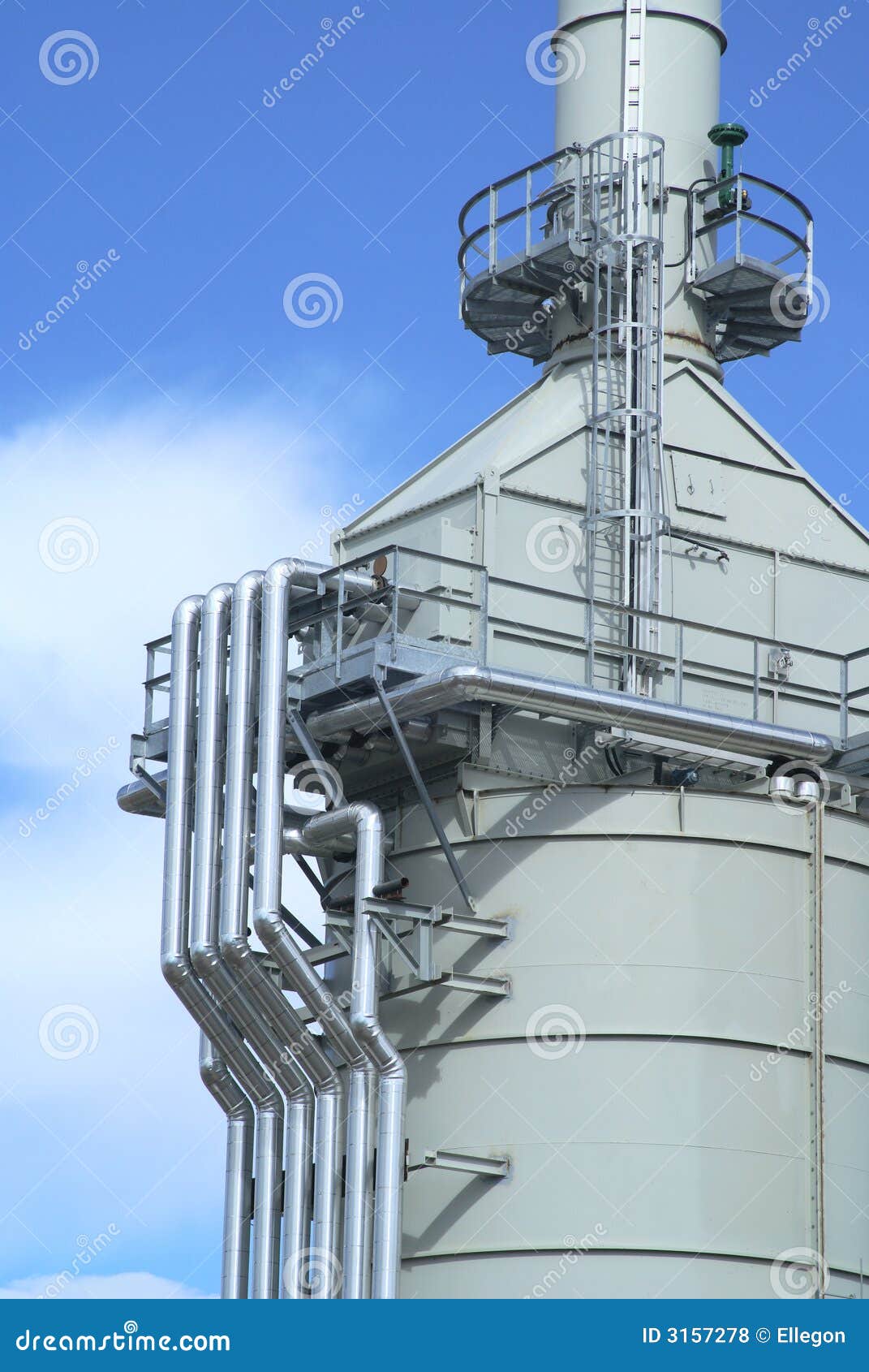 Gas Plant flare stack 2 stock photo. Image of stack, natural - 3157278