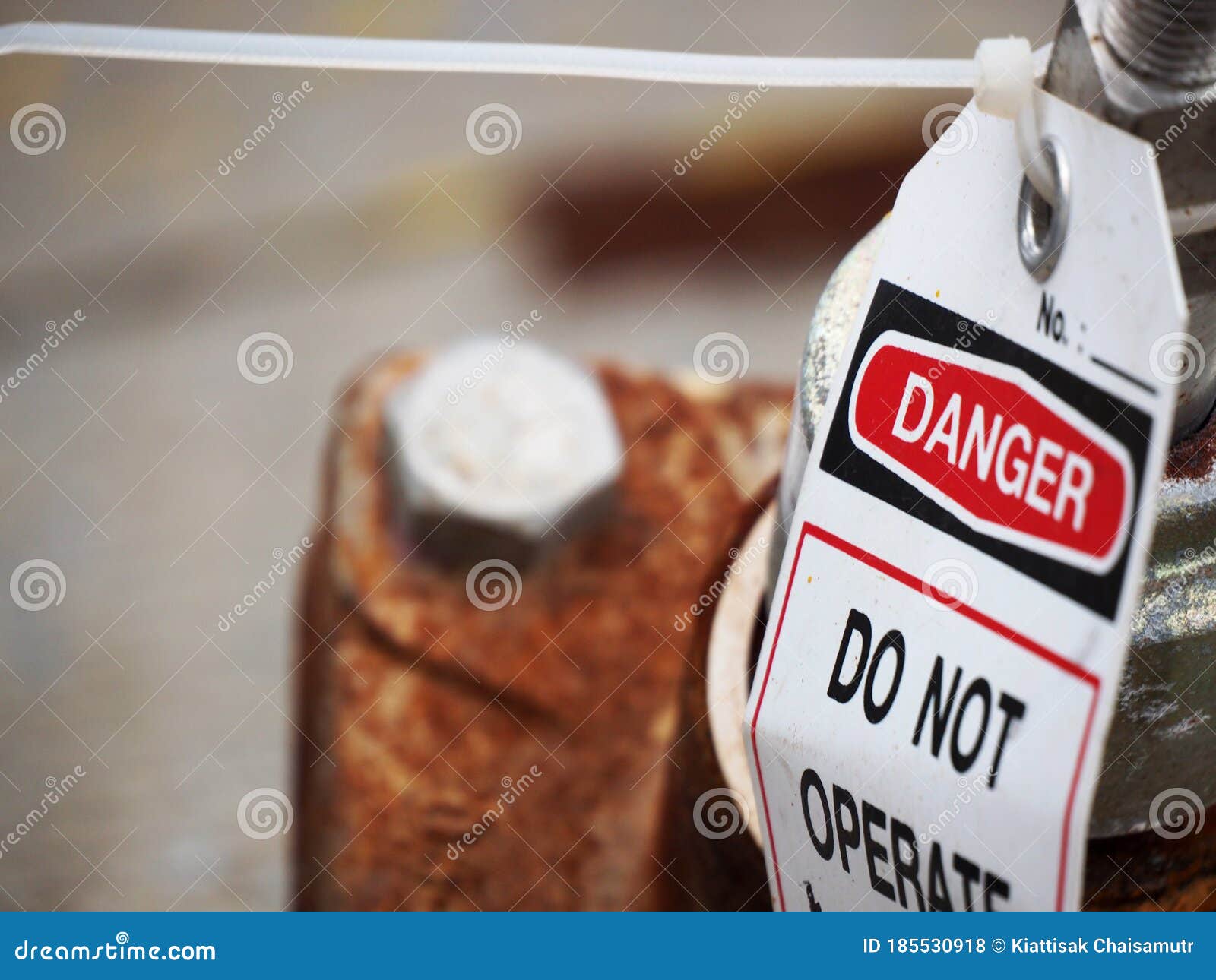 Gas Process Valve Isolation Lock Out Tag Out,Lock Royalty-Free Stock ...