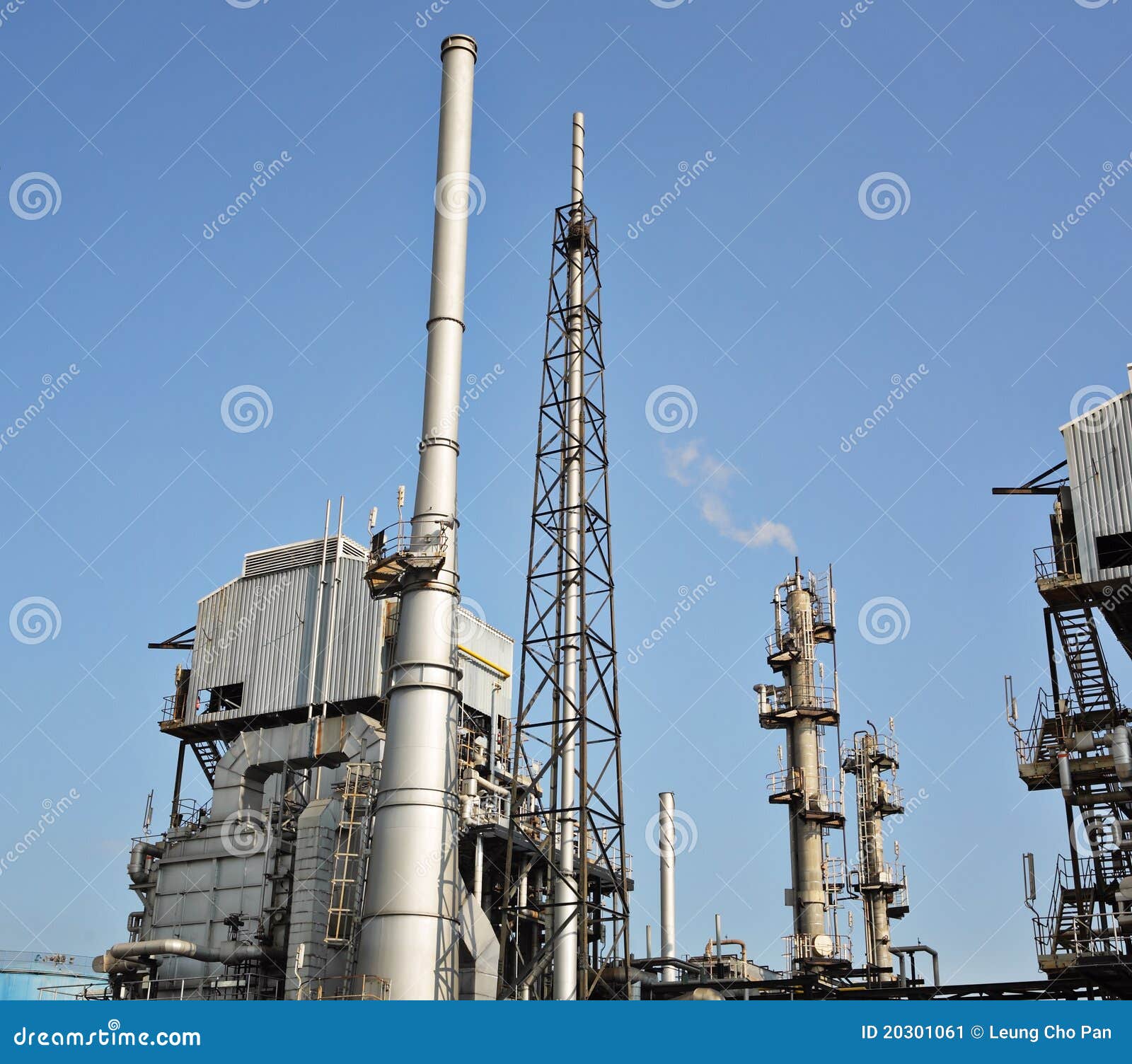 Gas processing factory stock image. Image of industry - 20301061