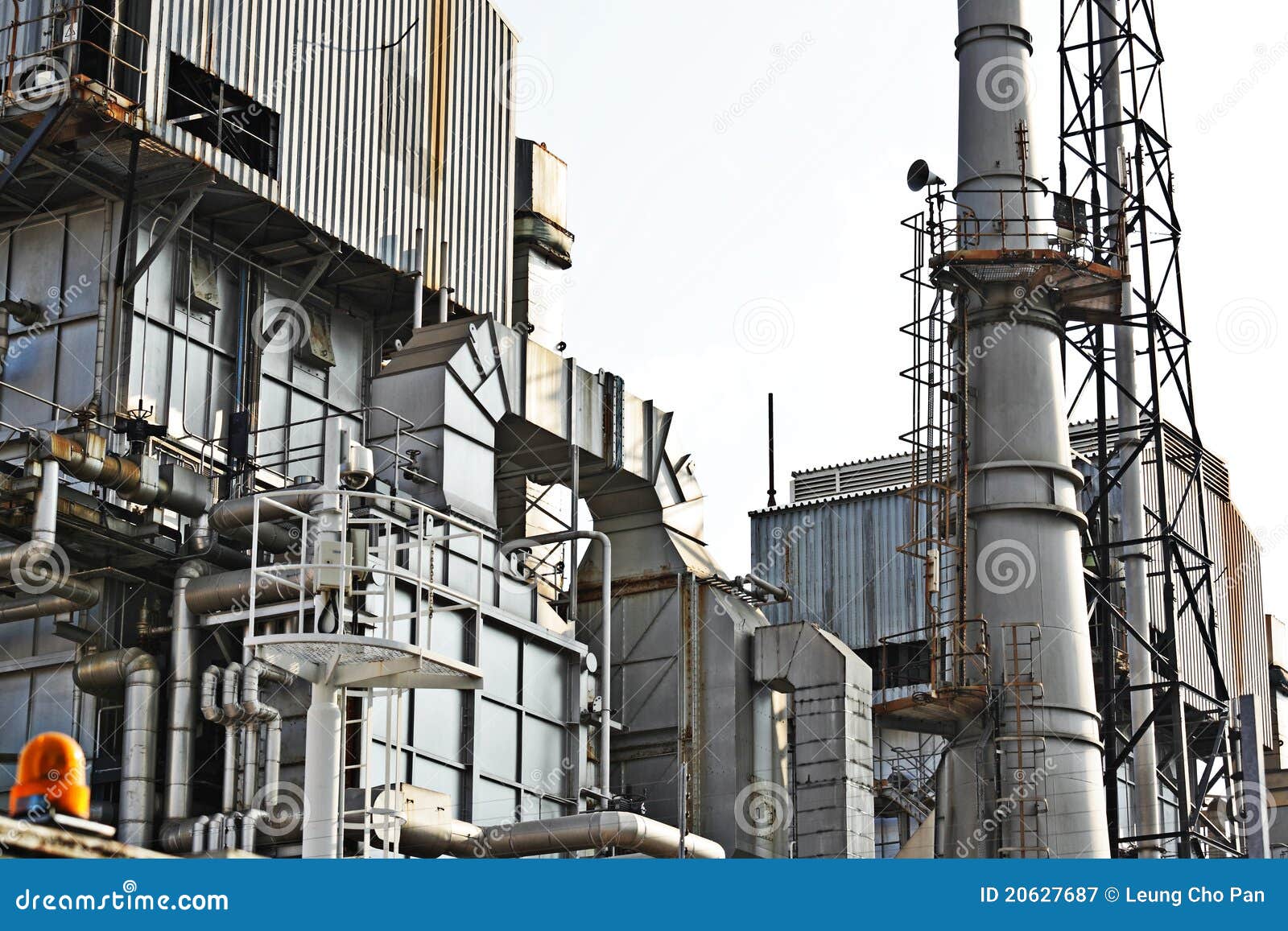 Gas processing factory stock image. Image of natural - 20627687
