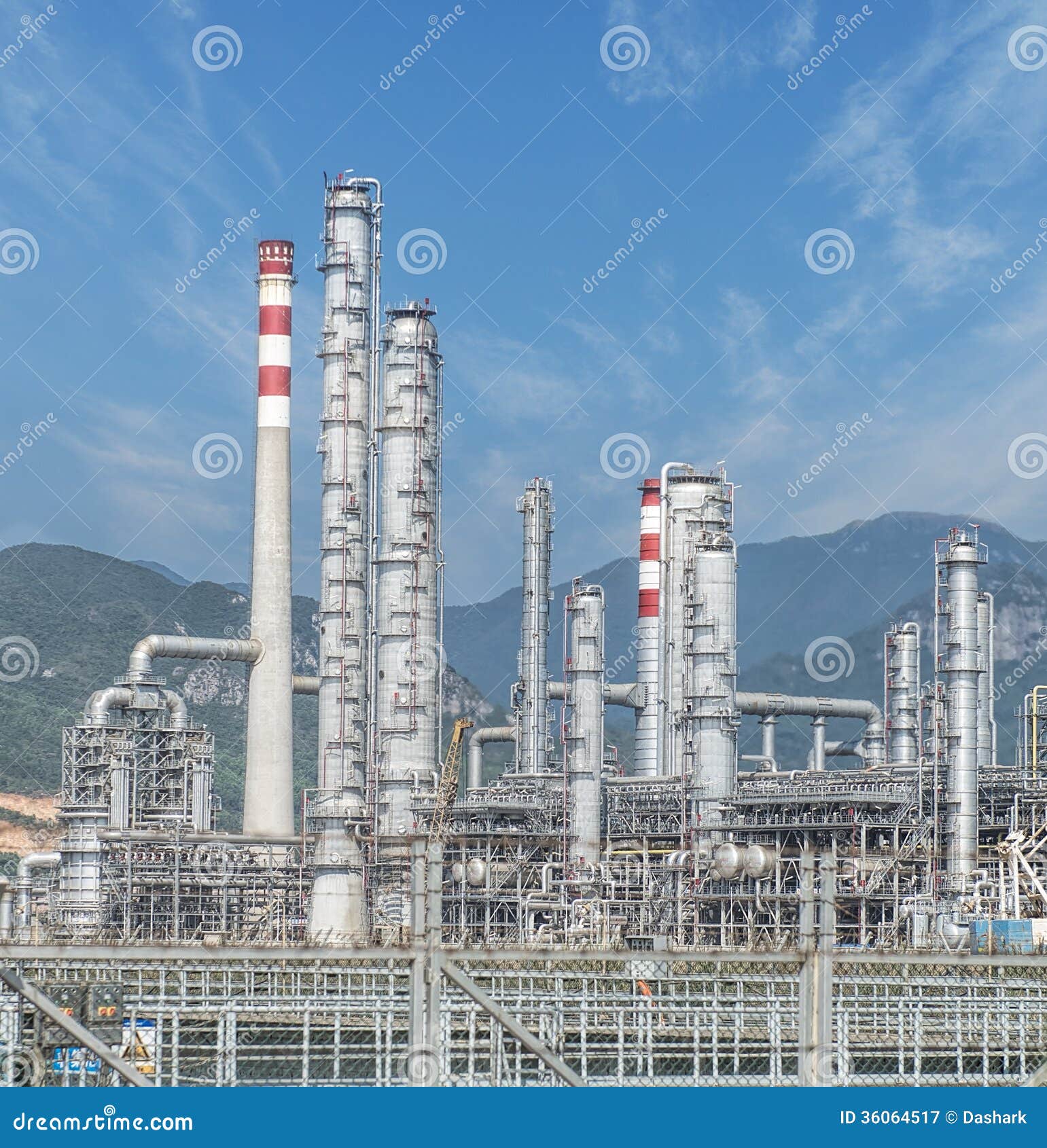 Gas processing factory stock image. Image of generator - 36064517