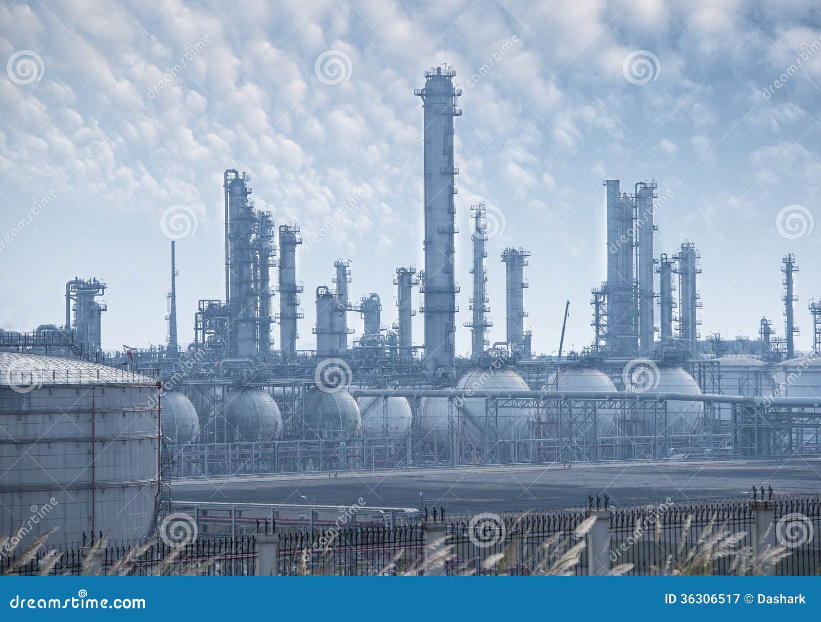 Gas processing factory stock image. Image of piping, gasoline - 36306517