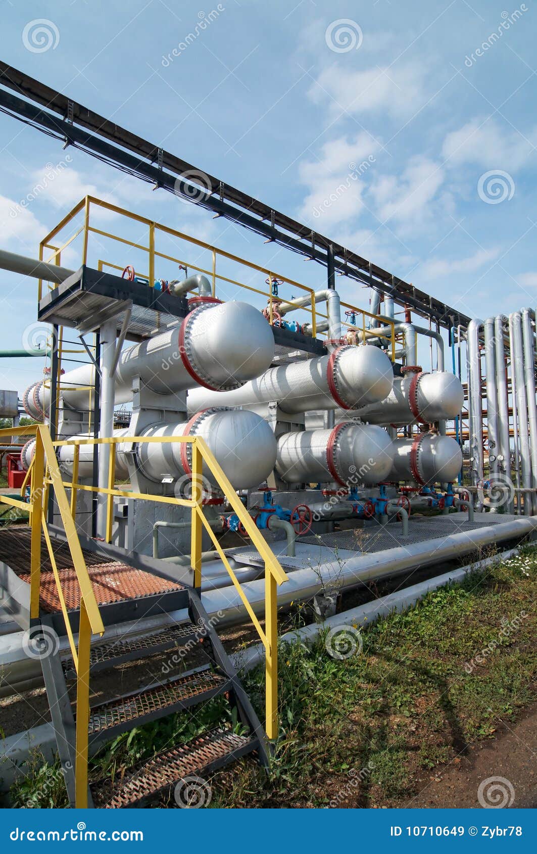 Gas-processing industry stock image. Image of environmental - 10710649