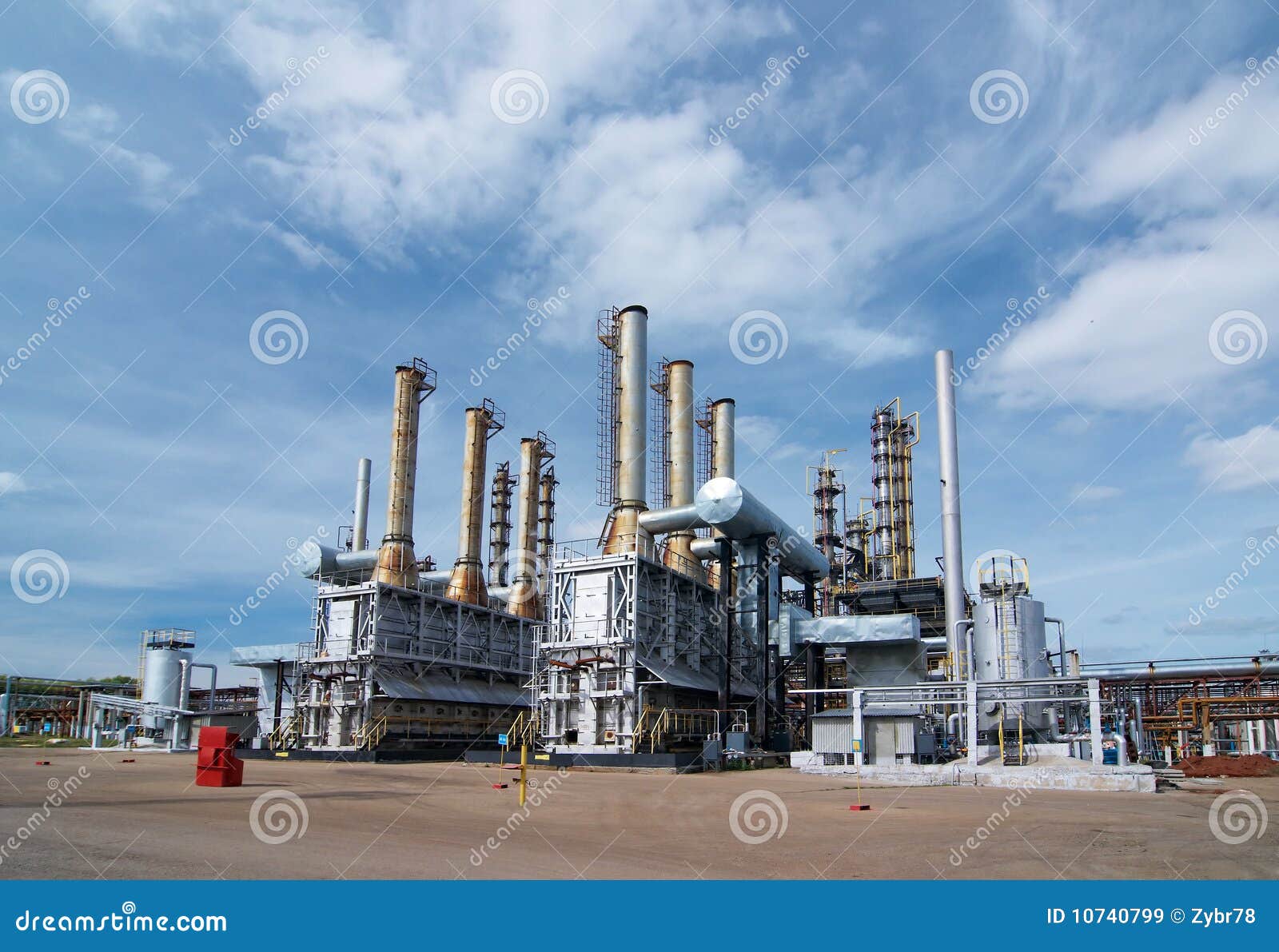 Gas-processing industry stock image. Image of blue, natural - 10740799