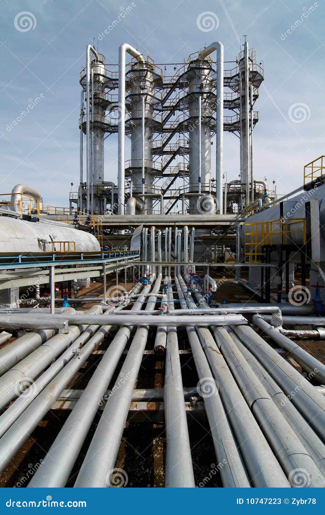 Gas-processing industry stock image. Image of power, natural - 10747223