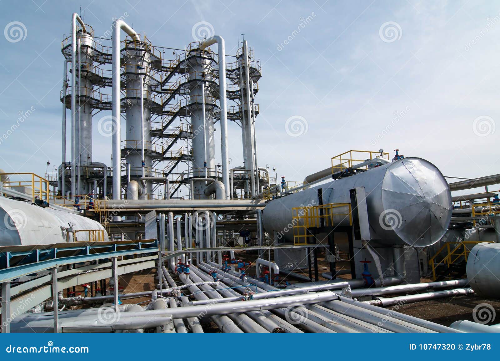 Gas-processing industry stock photo. Image of fuel, natural - 10747320