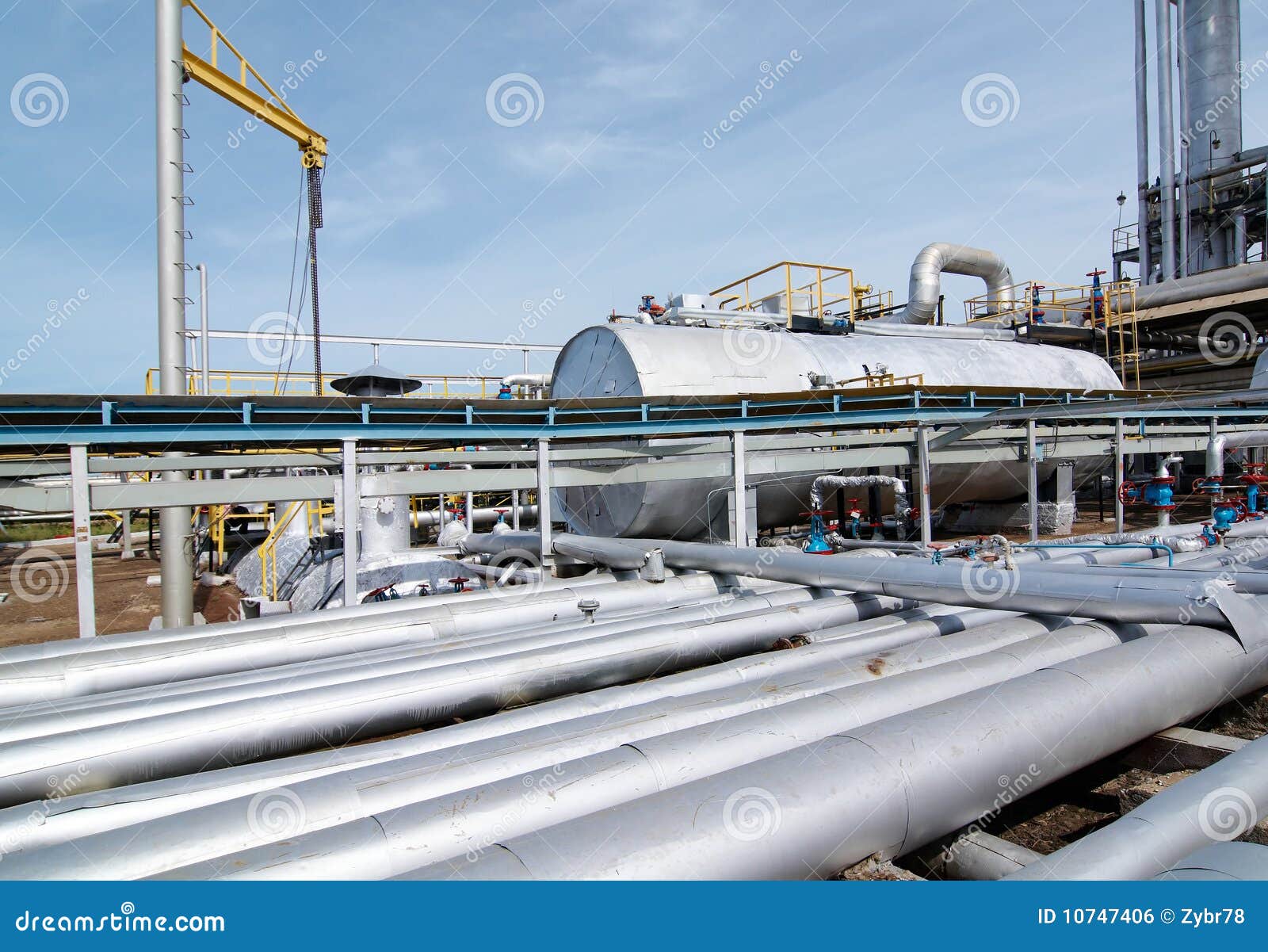 Gas-processing industry stock photo. Image of petrochemical - 10747406