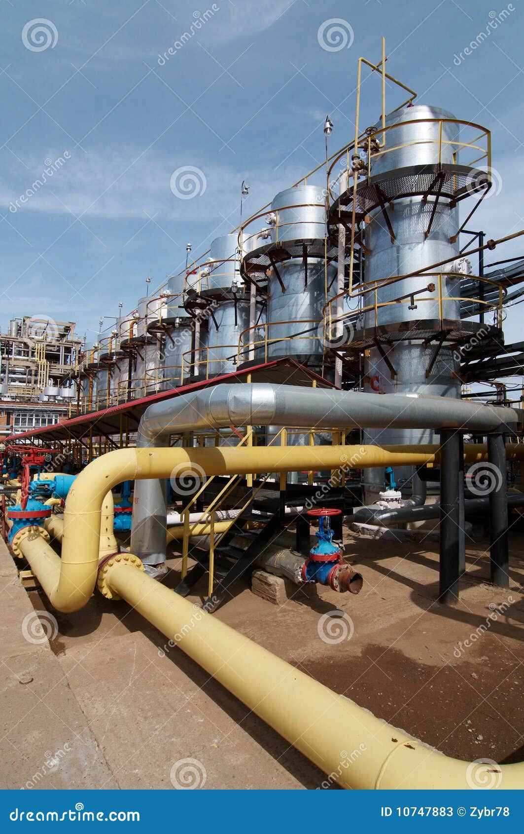 Gas-processing industry stock image. Image of business - 10747883