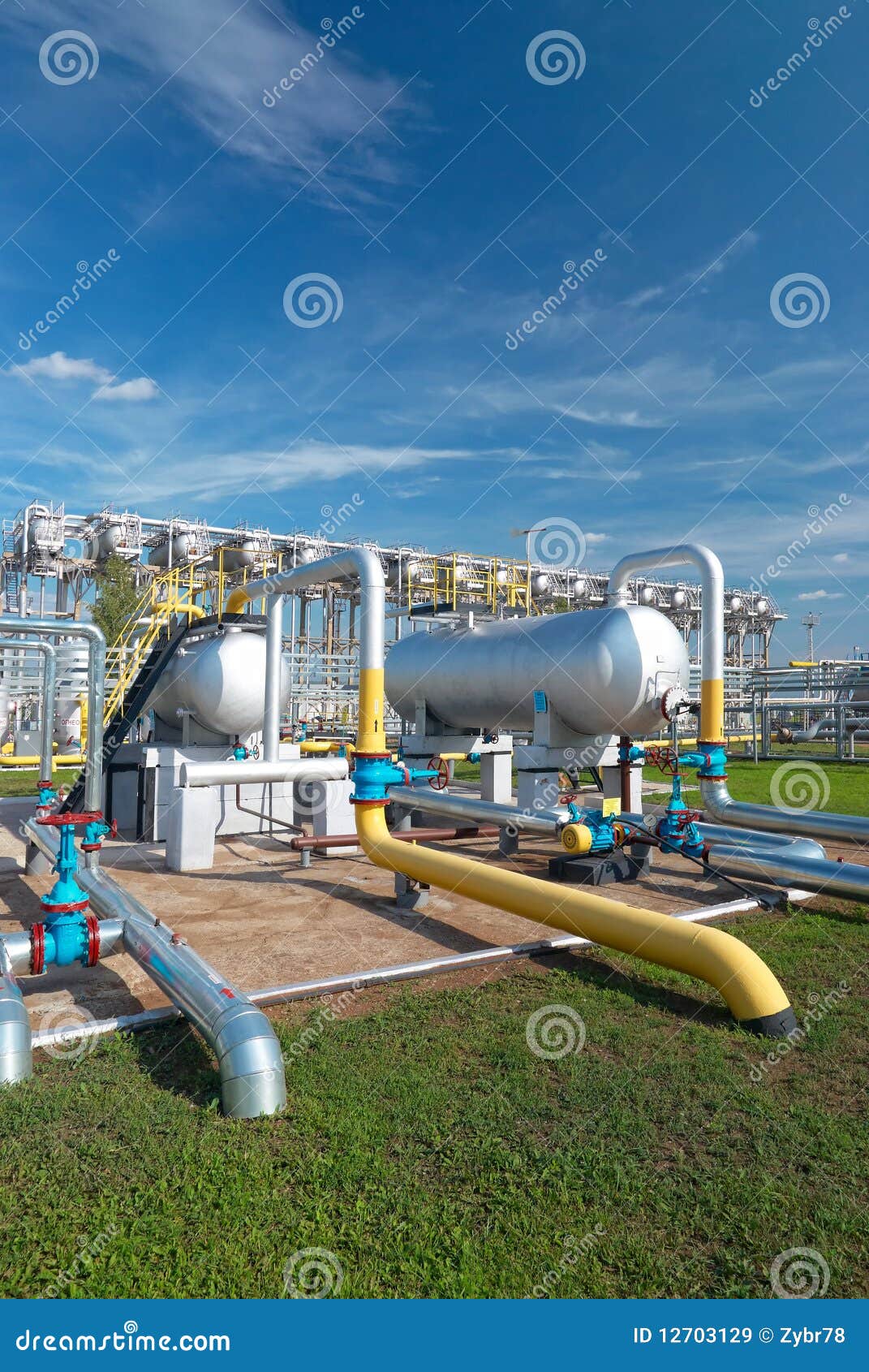 Gas processing industry stock image. Image of plant, environmental ...