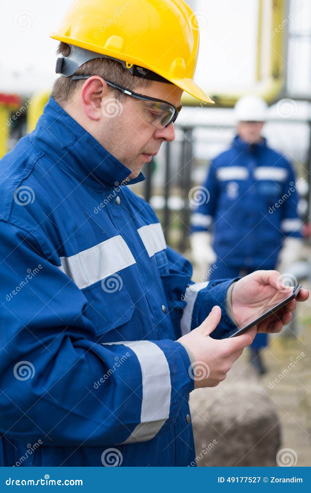 Gas Production Operator stock image. Image of industry - 49177527