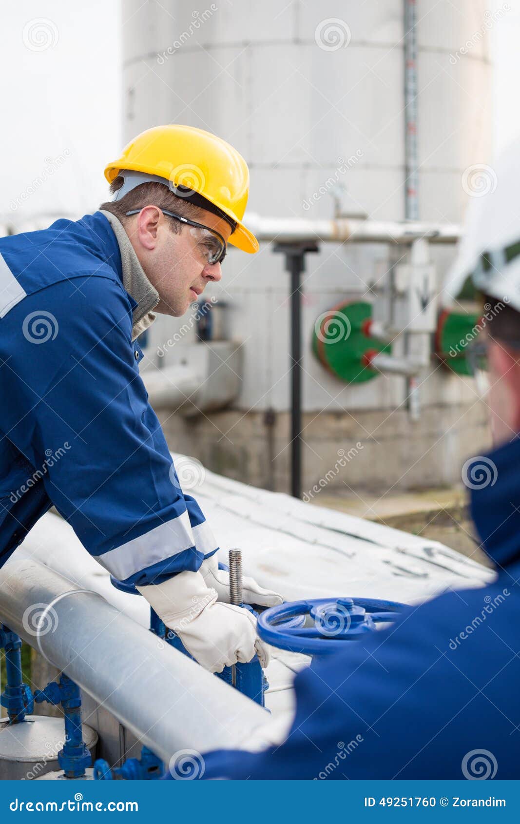 Gas Production Operator stock photo. Image of power, detector - 49251760