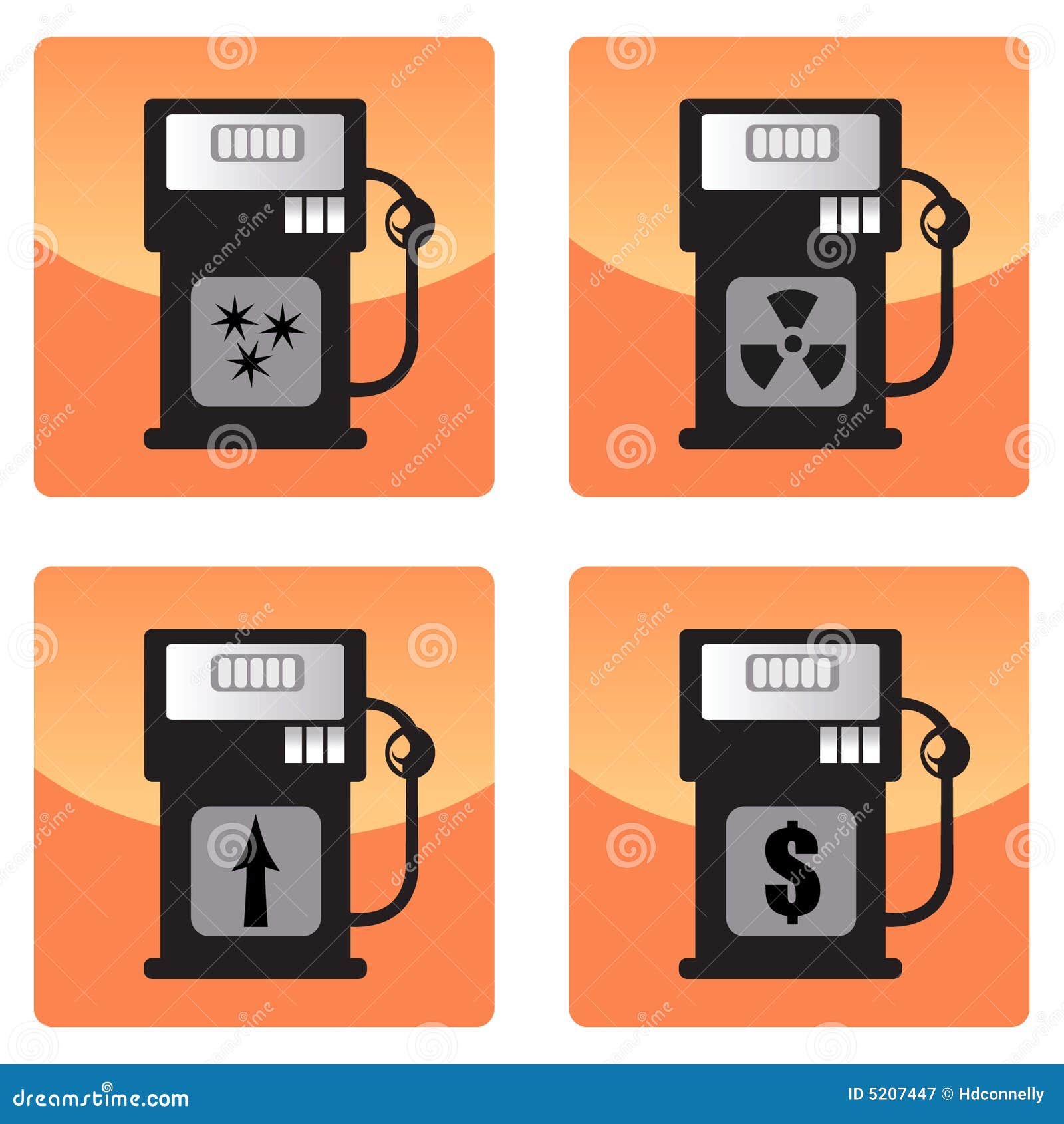 Gas pump stock illustration. Illustration of arrow, biohazard - 5207447