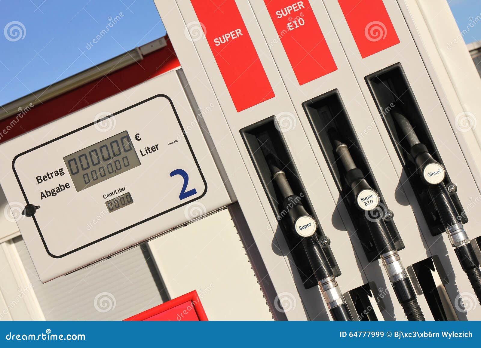Gas pump stock image. Image of station, faucet, filling - 64777999