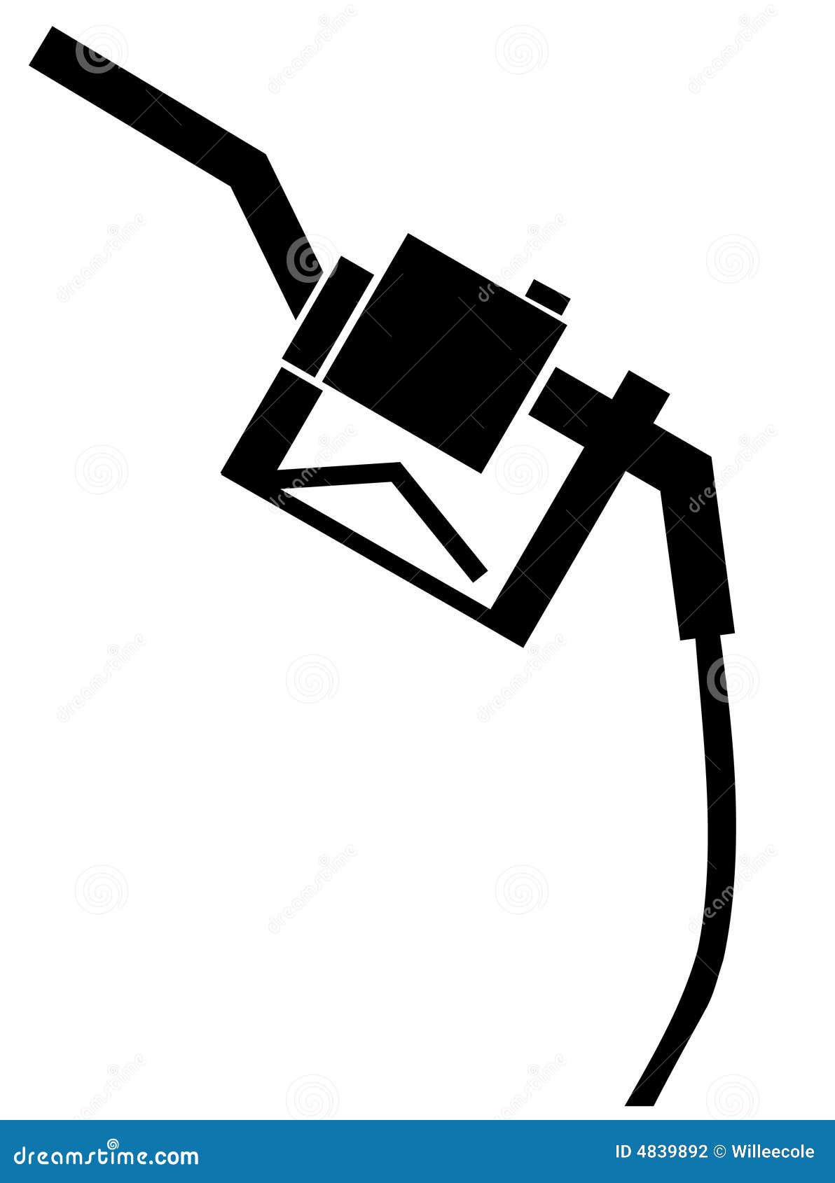 Gas Pump Handle Vector Illustration | CartoonDealer.com #4839892