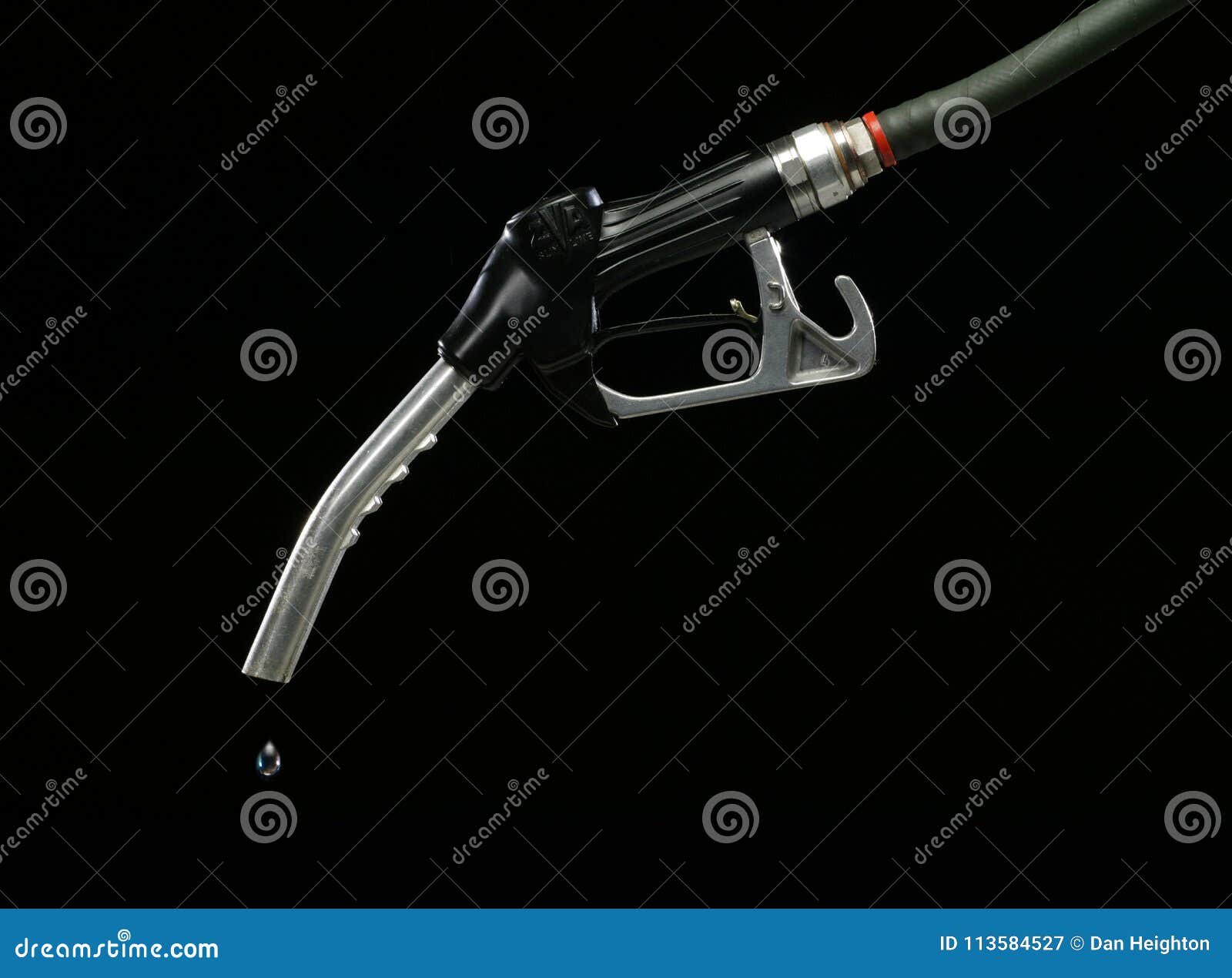 GAS PUMP ISOLATED on BLACK BACKGROUND Stock Image - Image of offset ...