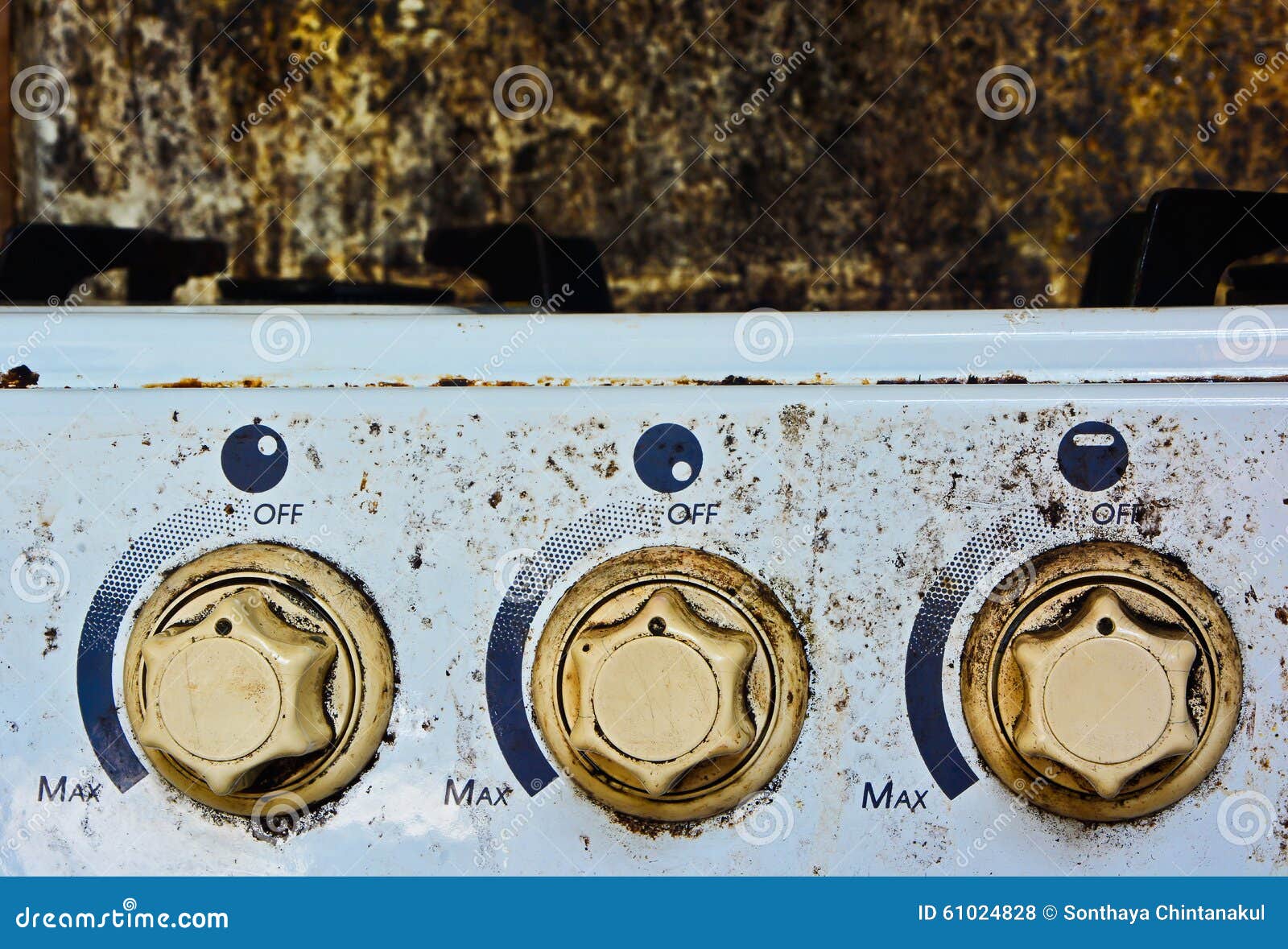 Gas range buttons stock photo. Image of valve, buttons - 61024828