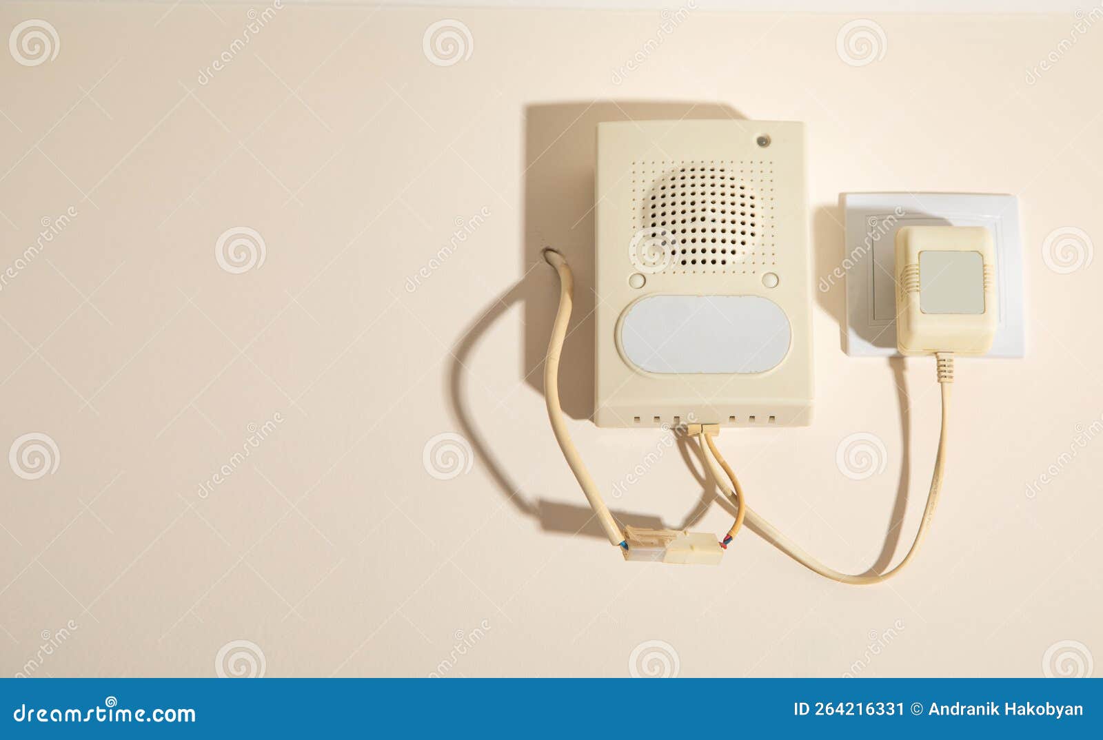 Gas Security System. Detector on the Wall Stock Image - Image of system ...