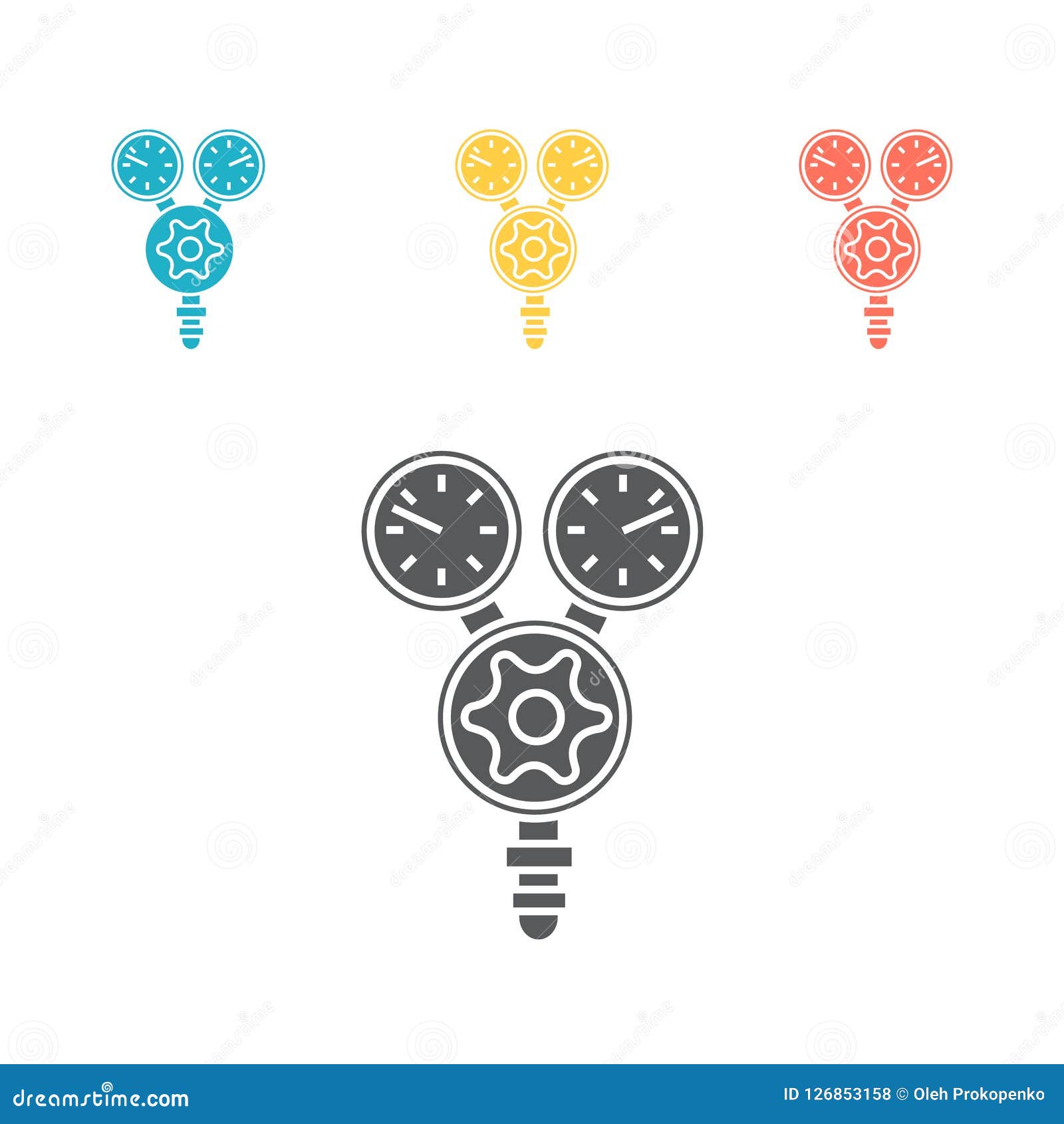 Gas Sensor Icon. Vector Sign for Web Graphic. Stock Vector ...