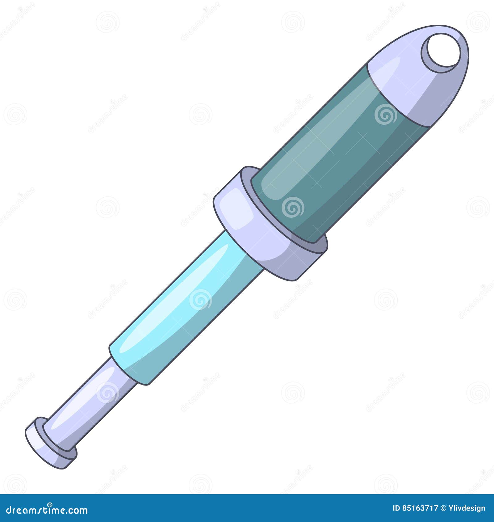 Gas Shock Absorber Icon, Cartoon Style Stock Vector - Illustration of ...