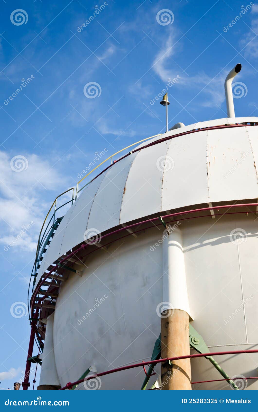 Gas sphere tank stock image. Image of heavy, chemical - 25283325