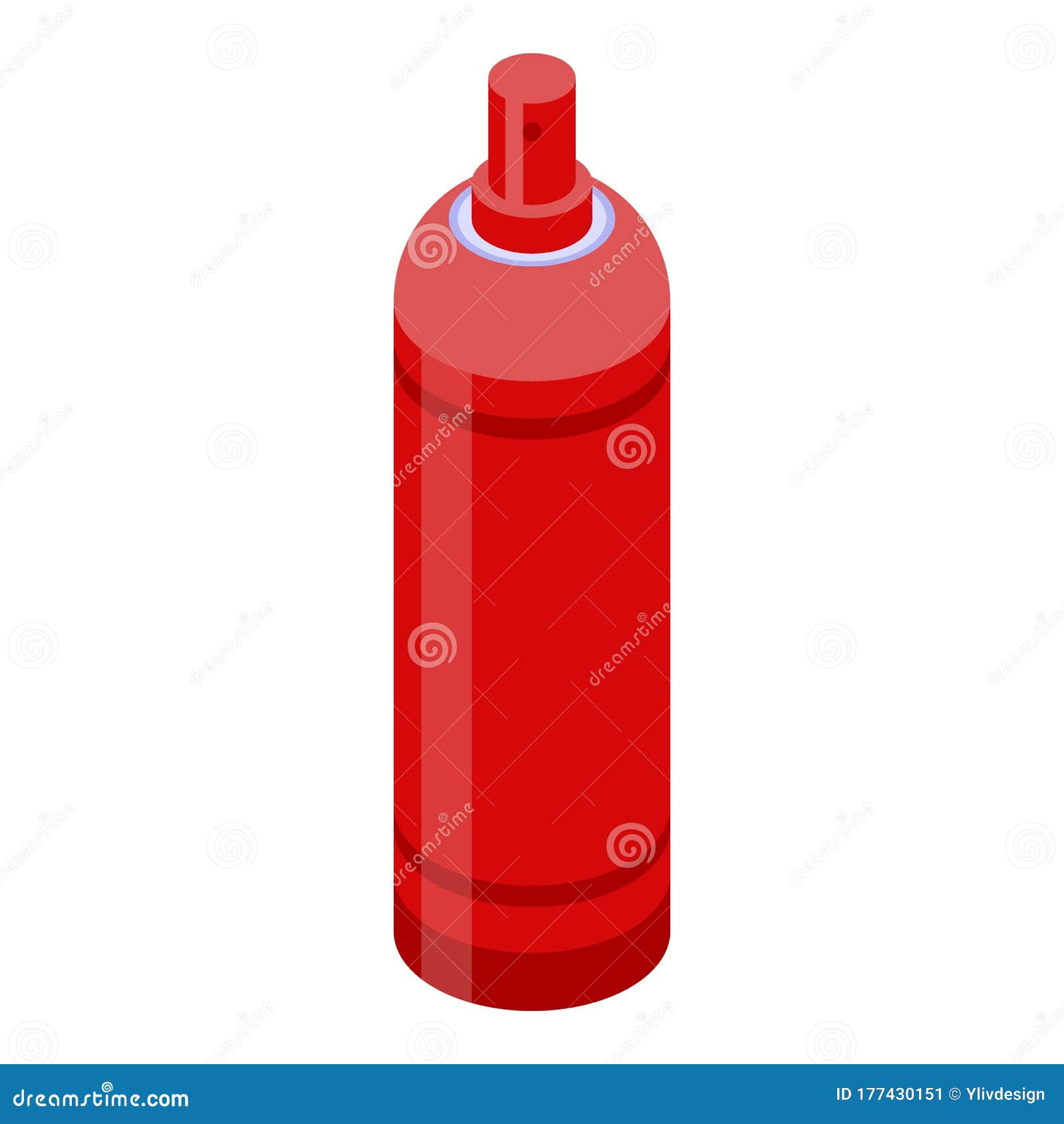 Gas Spray Bottle Icon, Isometric Style Stock Vector - Illustration of ...