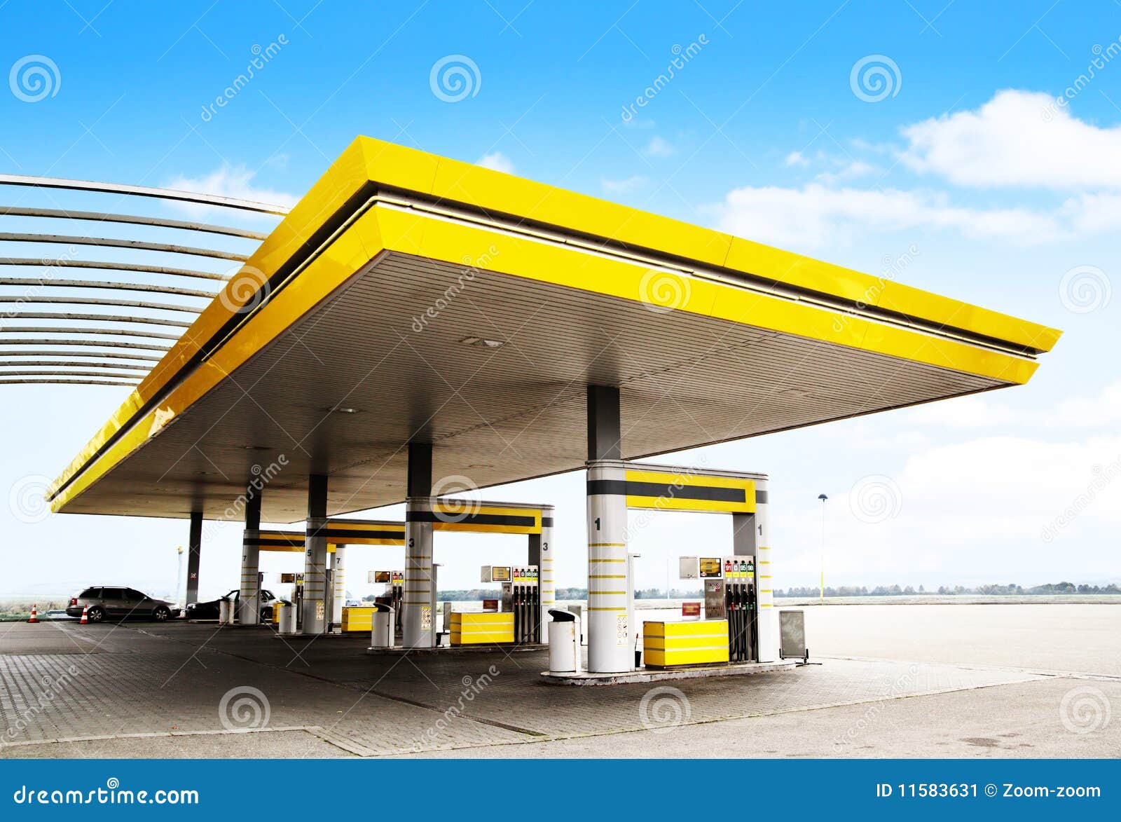 Gas station stock image. Image of area, auto, euro, petroleum - 11583631