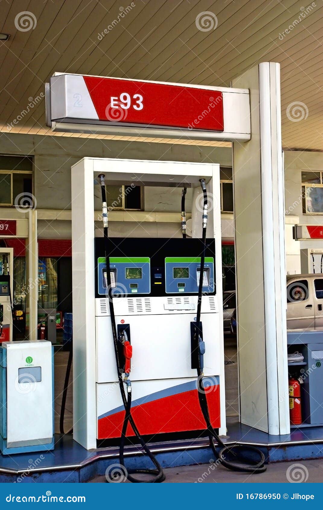 Gas station stock photo. Image of petrol, transport, sunny - 16786950