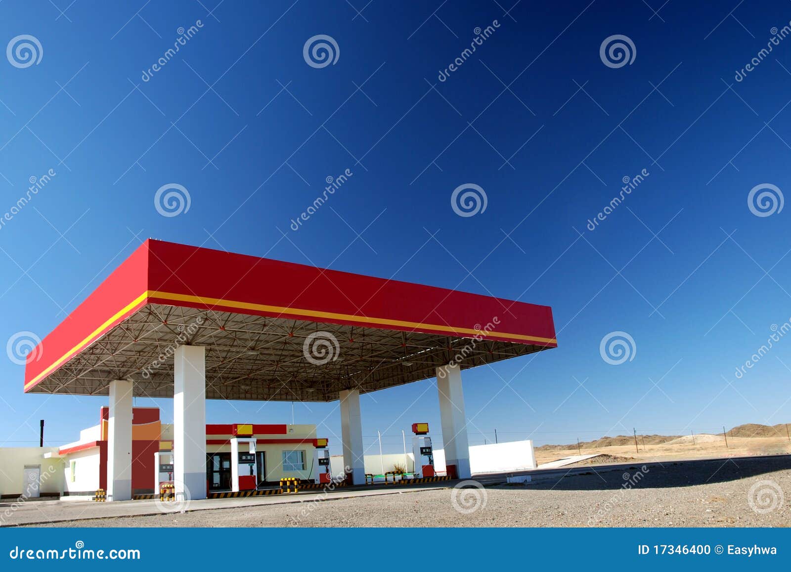 Gas station stock photo. Image of gasoline, service, diesel - 17346400